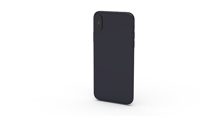 Iphone X real size 3D model | CGTrader