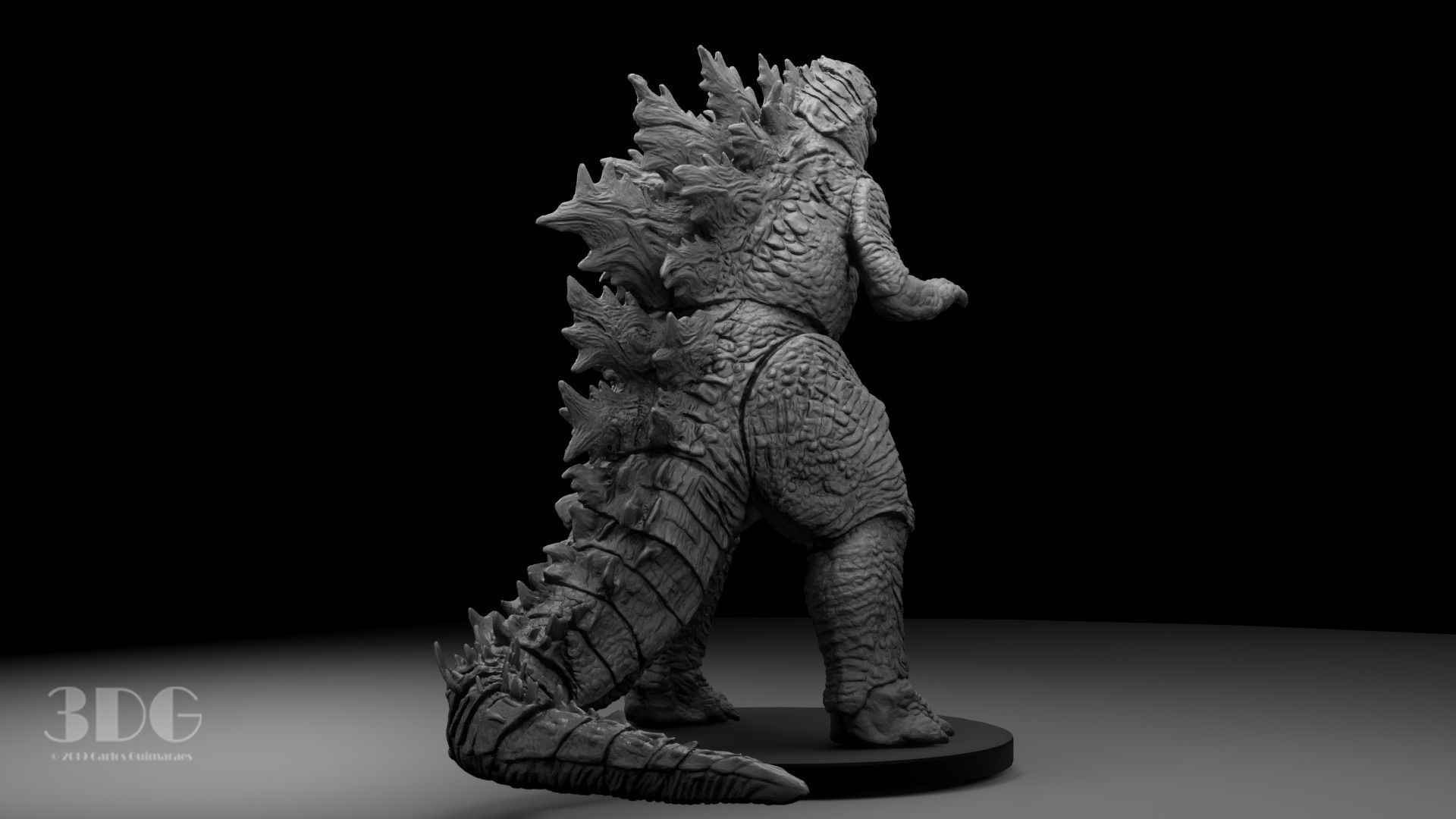 Godzilla 3D model 3D printable | CGTrader