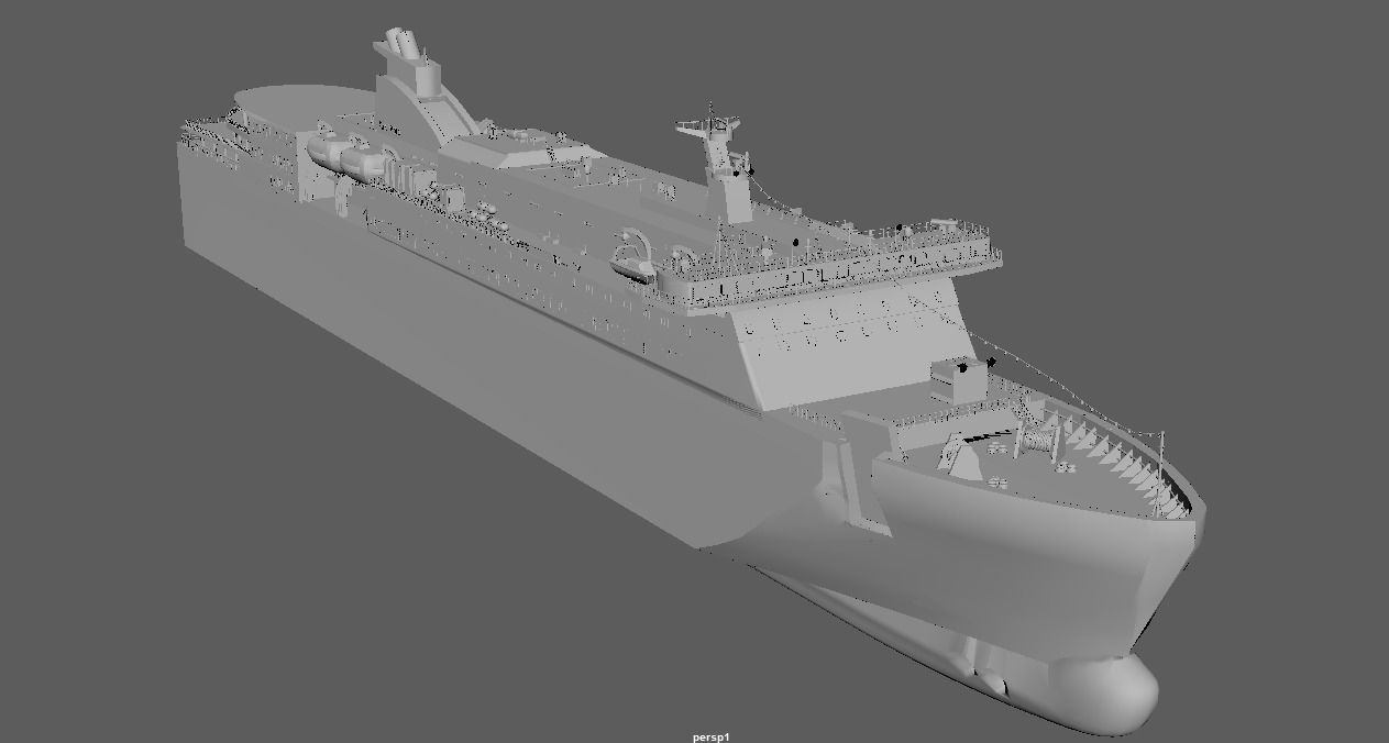 Realistic Game Ready Ferry Cruise Passenger Ship 3D model | CGTrader