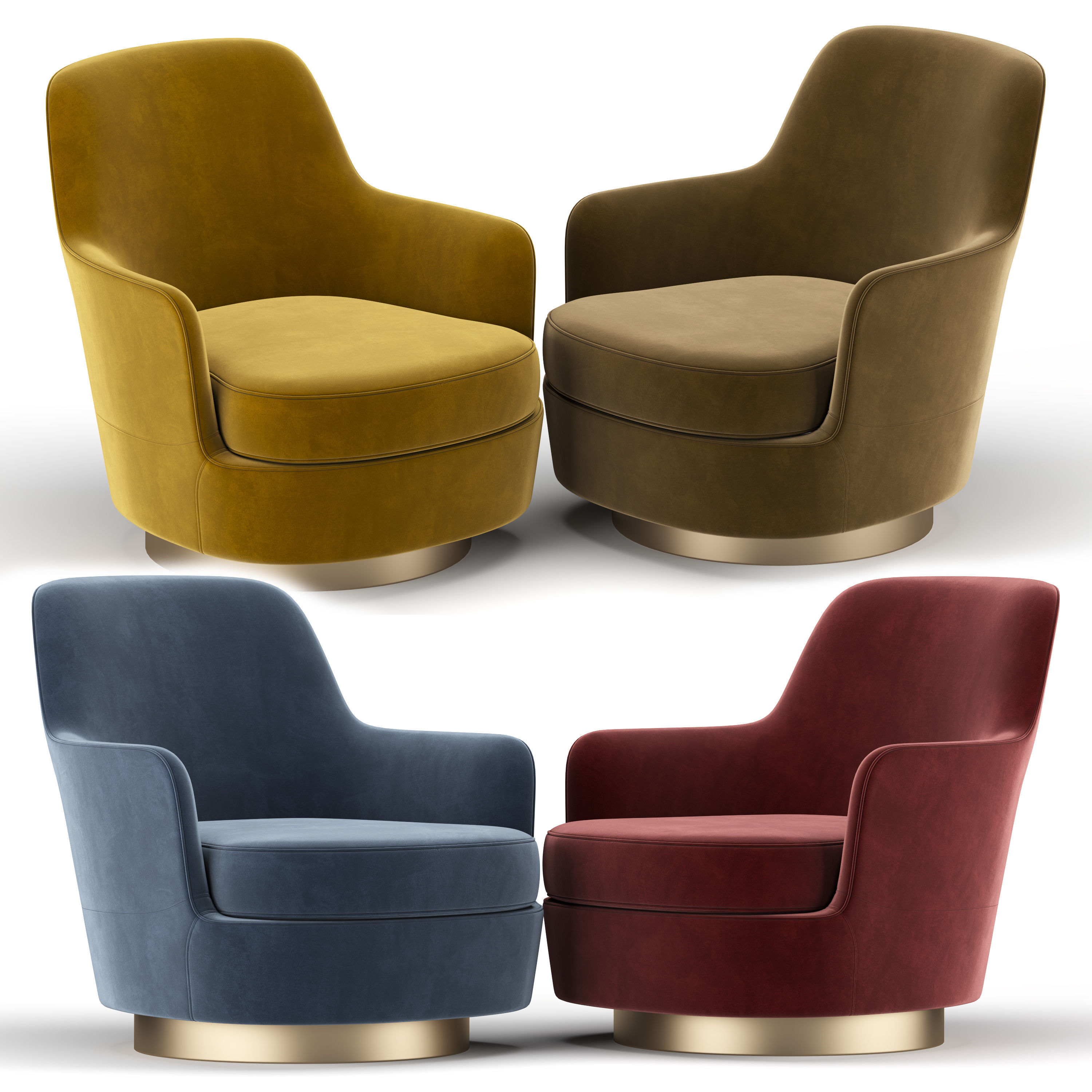 Jacques Armchair 3D model | CGTrader