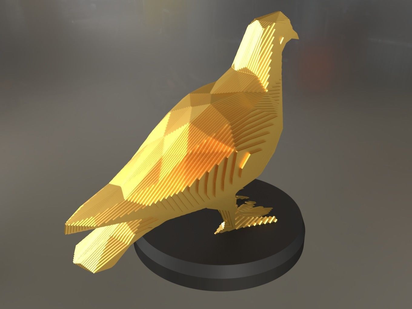 3D model Parametric Dove VR / AR / low-poly | CGTrader