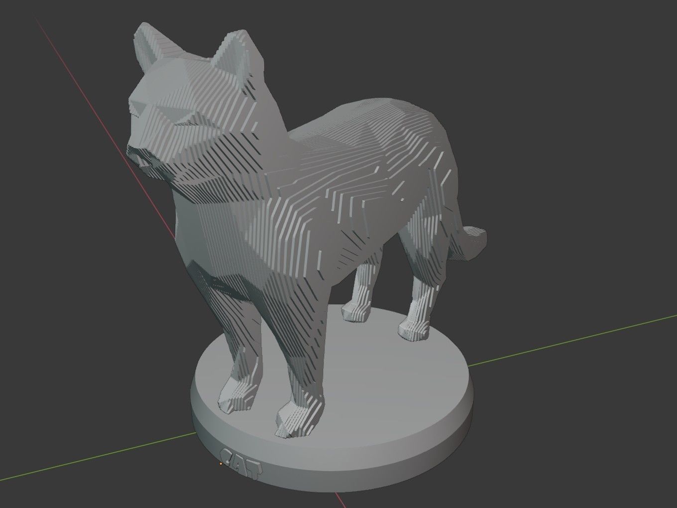3D model Parametric Cat VR / AR / low-poly | CGTrader