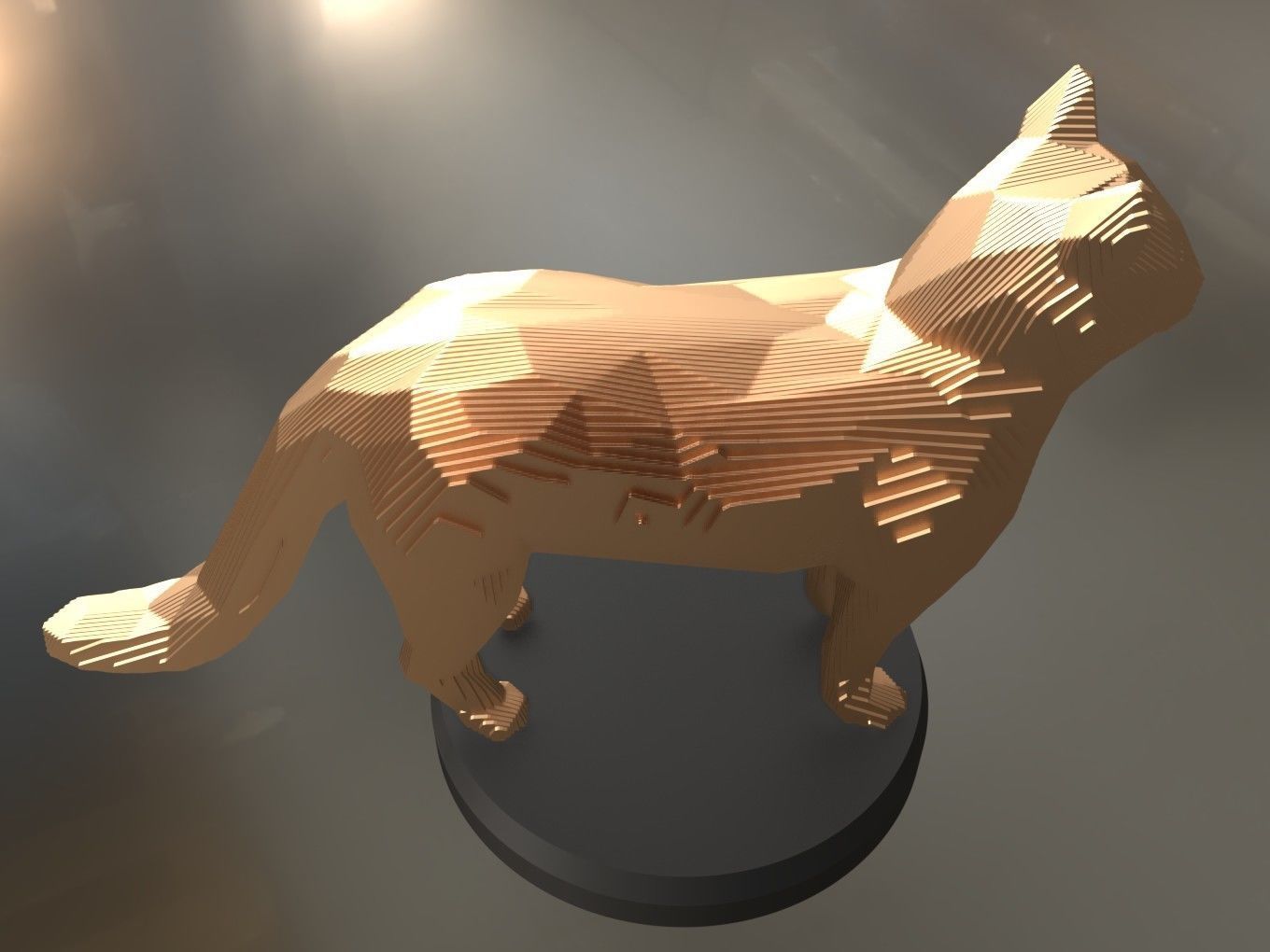 3D model Parametric Cat VR / AR / low-poly | CGTrader