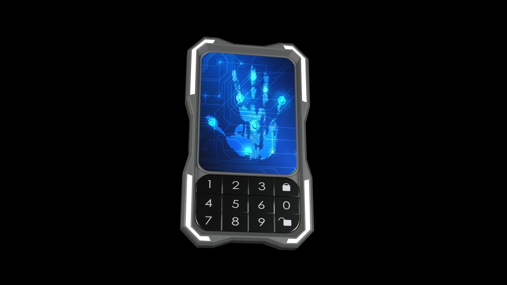 Hand Scanner Sci-Fi 3D model | CGTrader