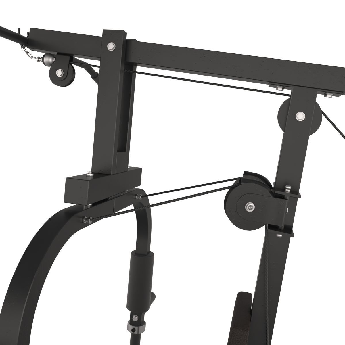 Arm Pull Gym Machine 3D model | CGTrader