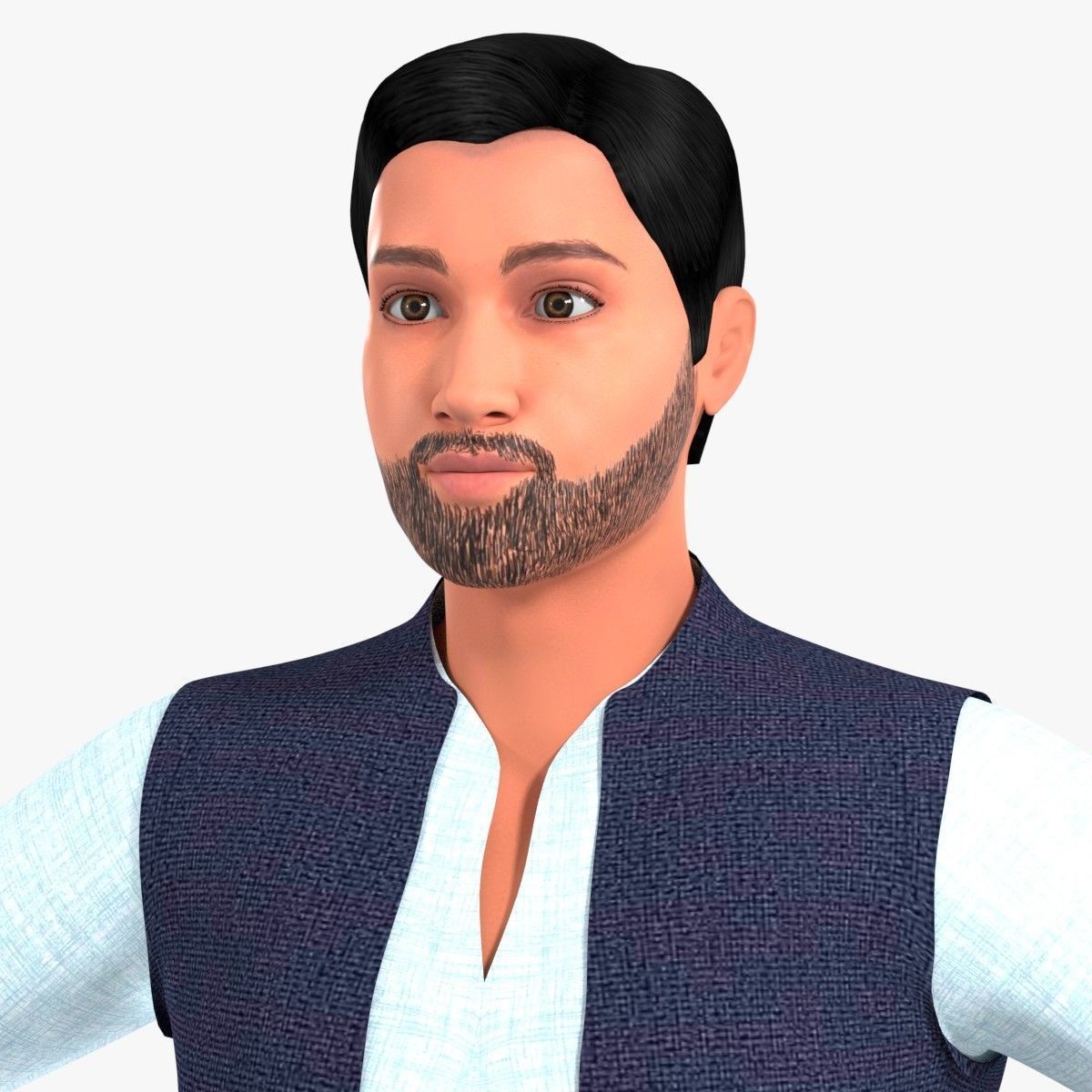 Indian Male Character-Nakul 3D model rigged | CGTrader