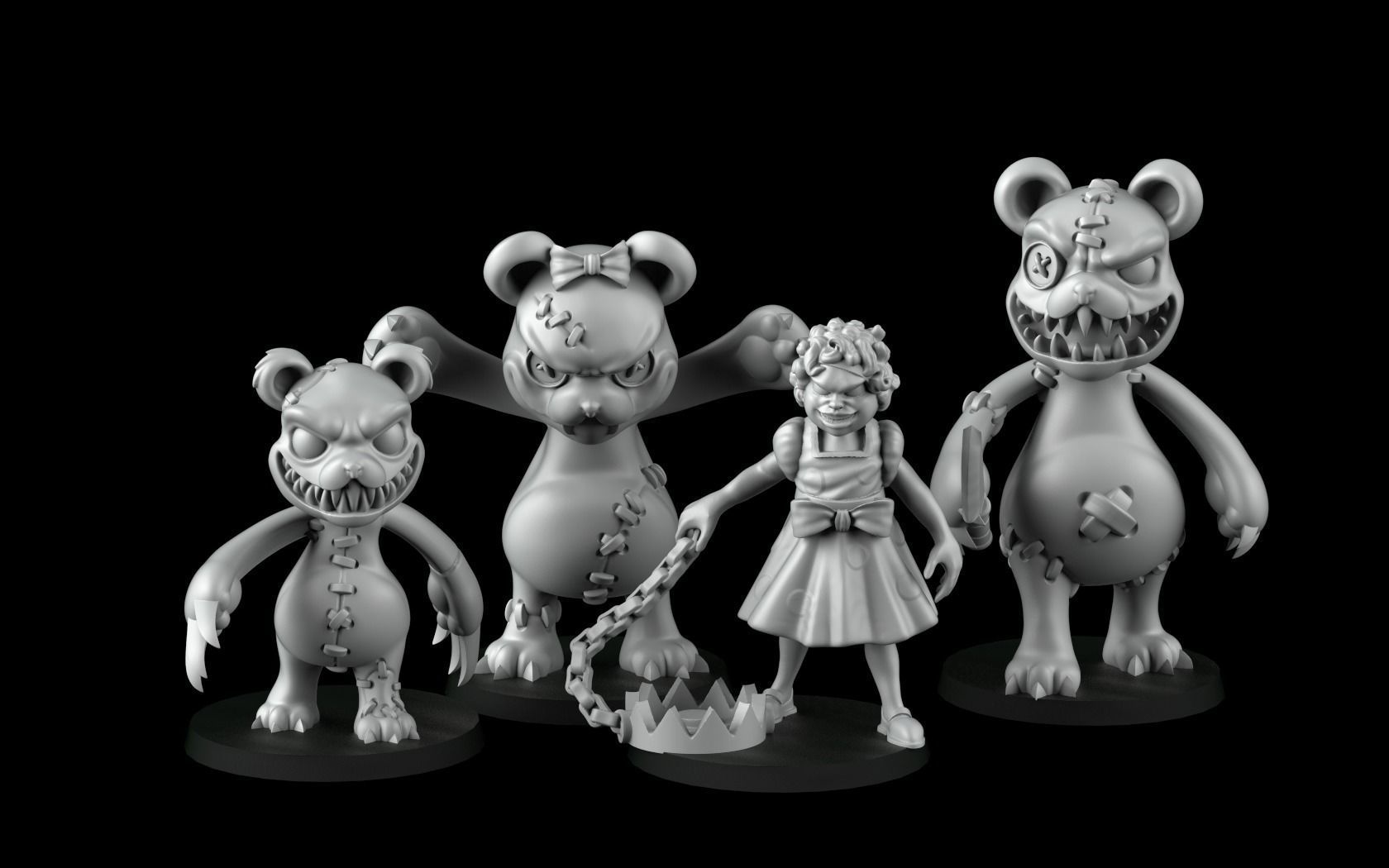 Goldilocks 3D model 3D printable | CGTrader