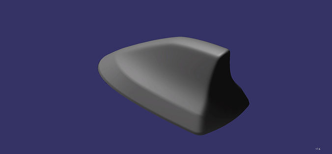 Antenna shark fin free 3D model 3D printable | CGTrader