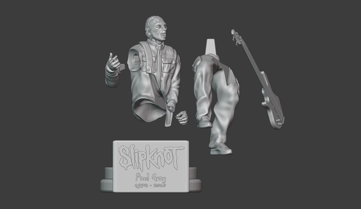 PAUL GRAY SLIPKNOT - 3DPRINTING 3D model 3D printable | CGTrader