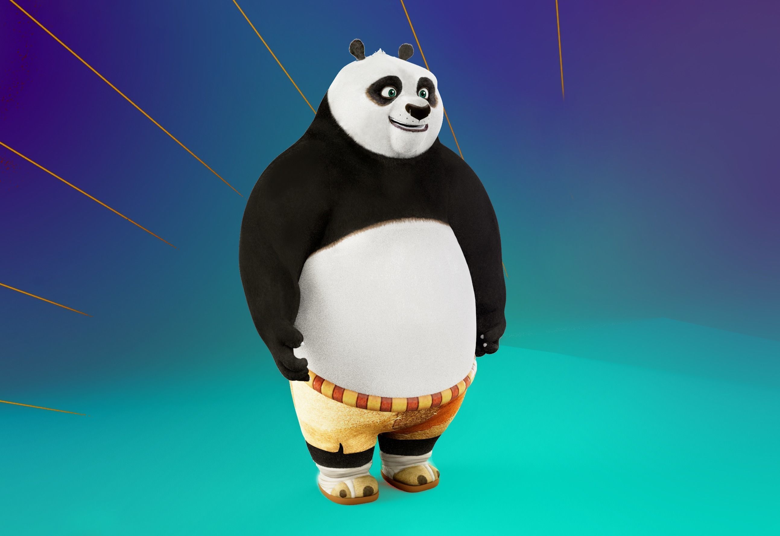 Kungfu Panda Po 3D model | CGTrader