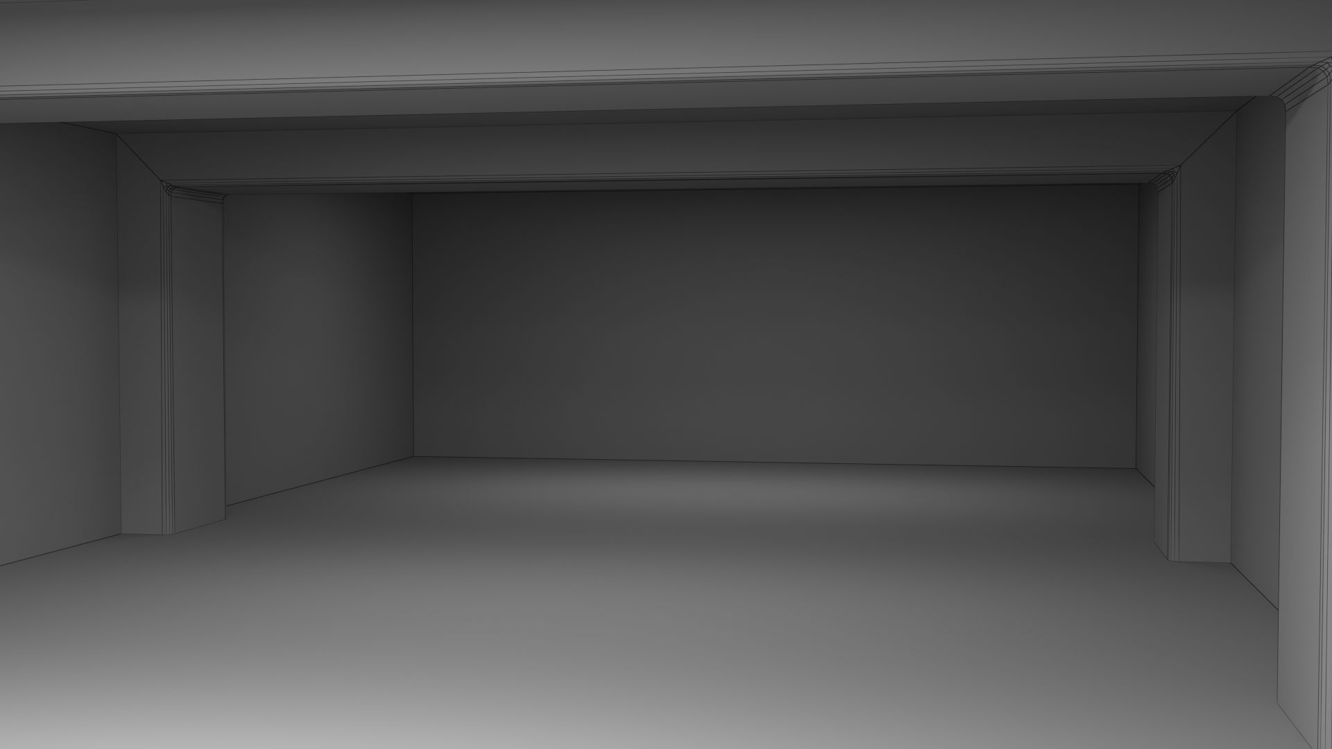 Empty room interior 06 3D model | CGTrader