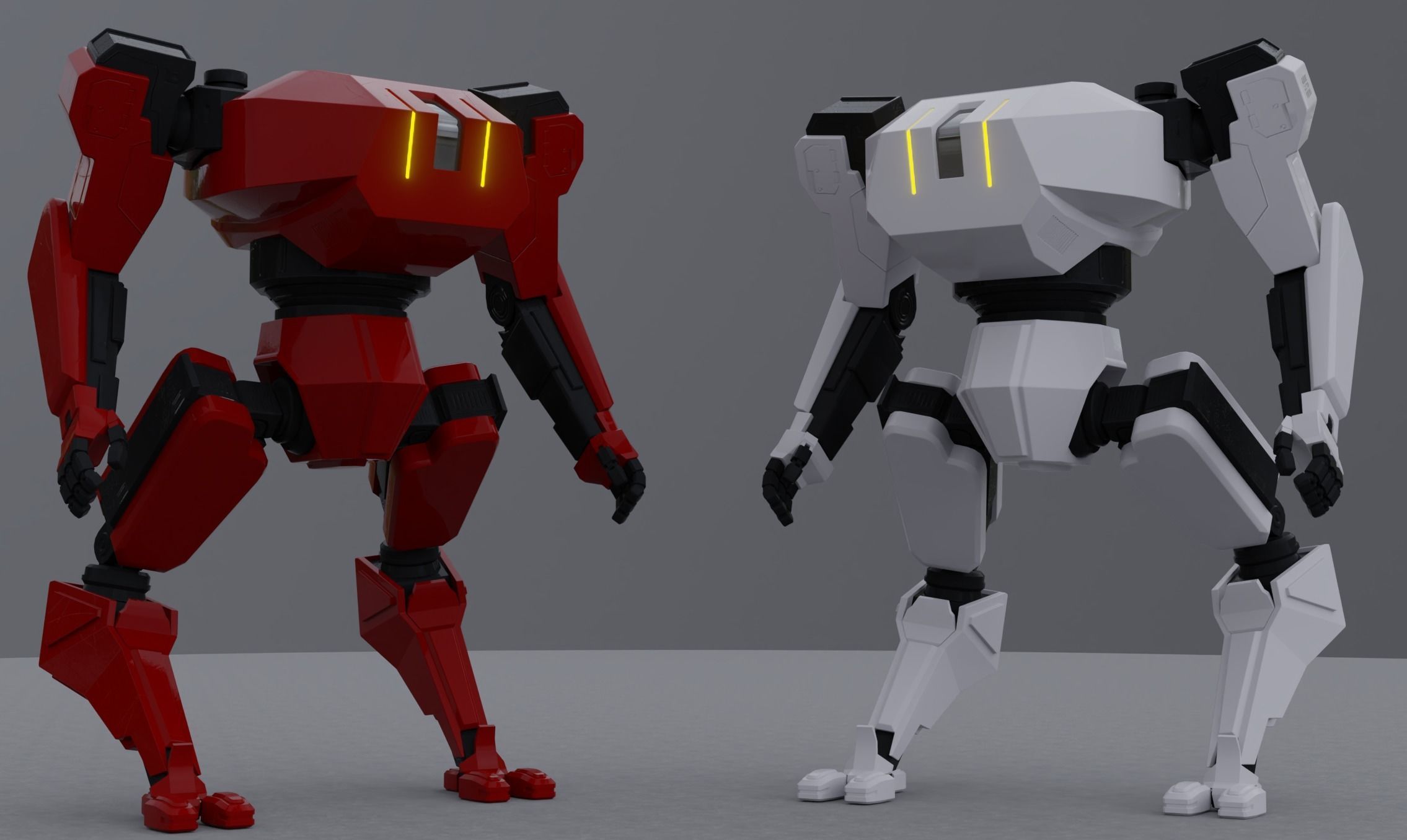 3D model Military Combat Mech Fully Rigged VR / AR / low-poly | CGTrader