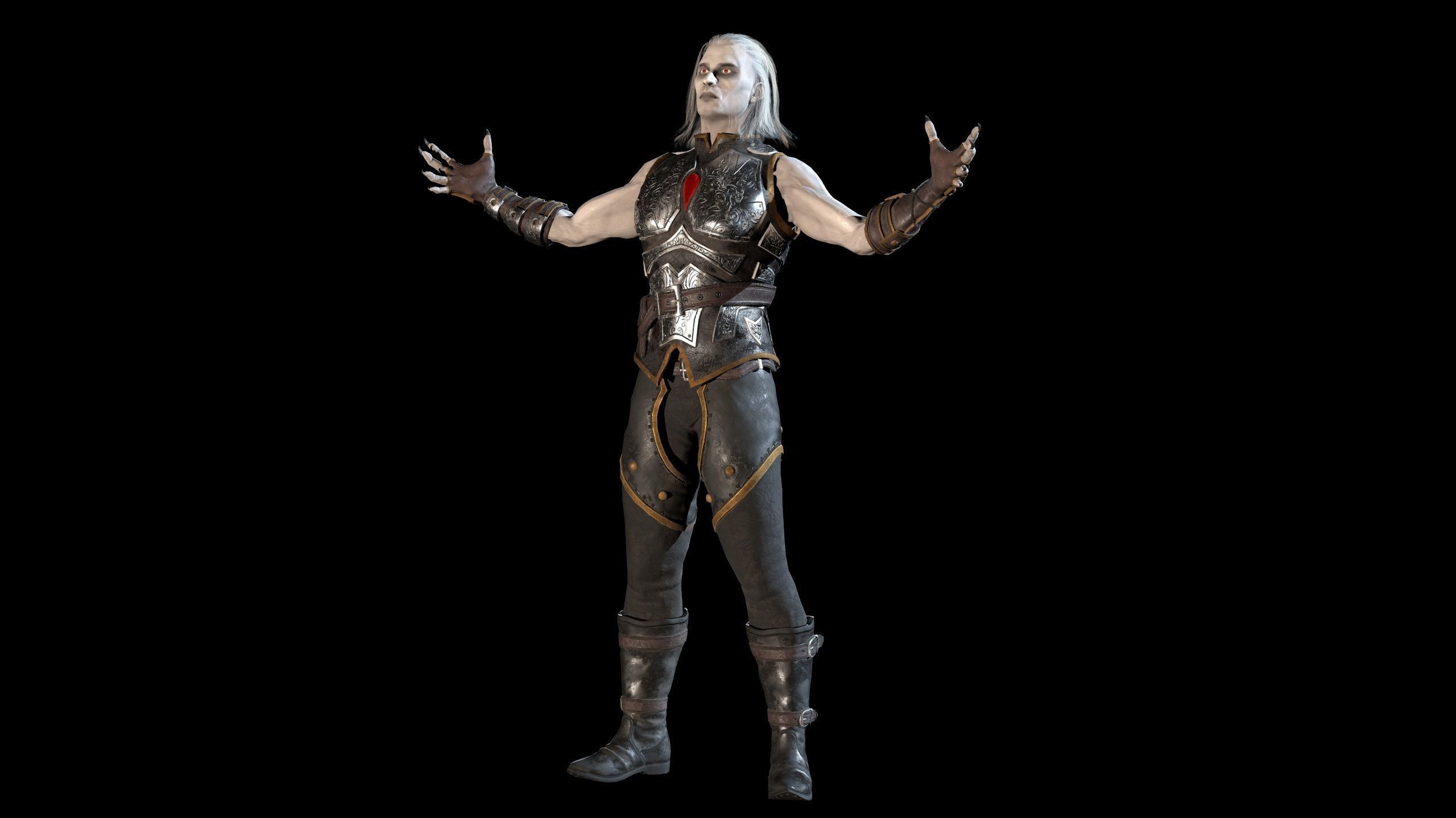 3D model vampir 2 VR / AR / low-poly rigged | CGTrader