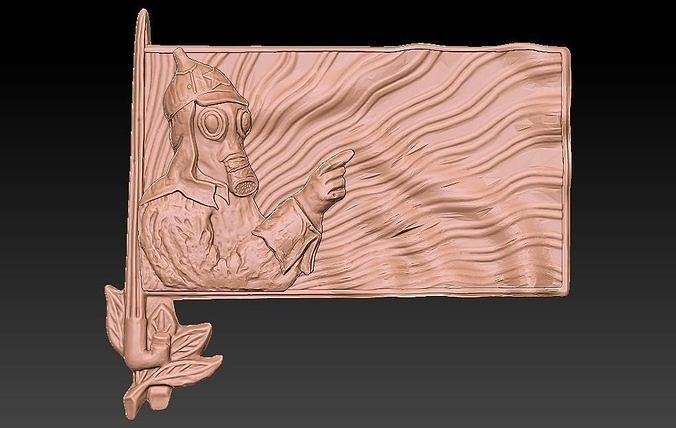 Badge Man 3D model 3D printable | CGTrader