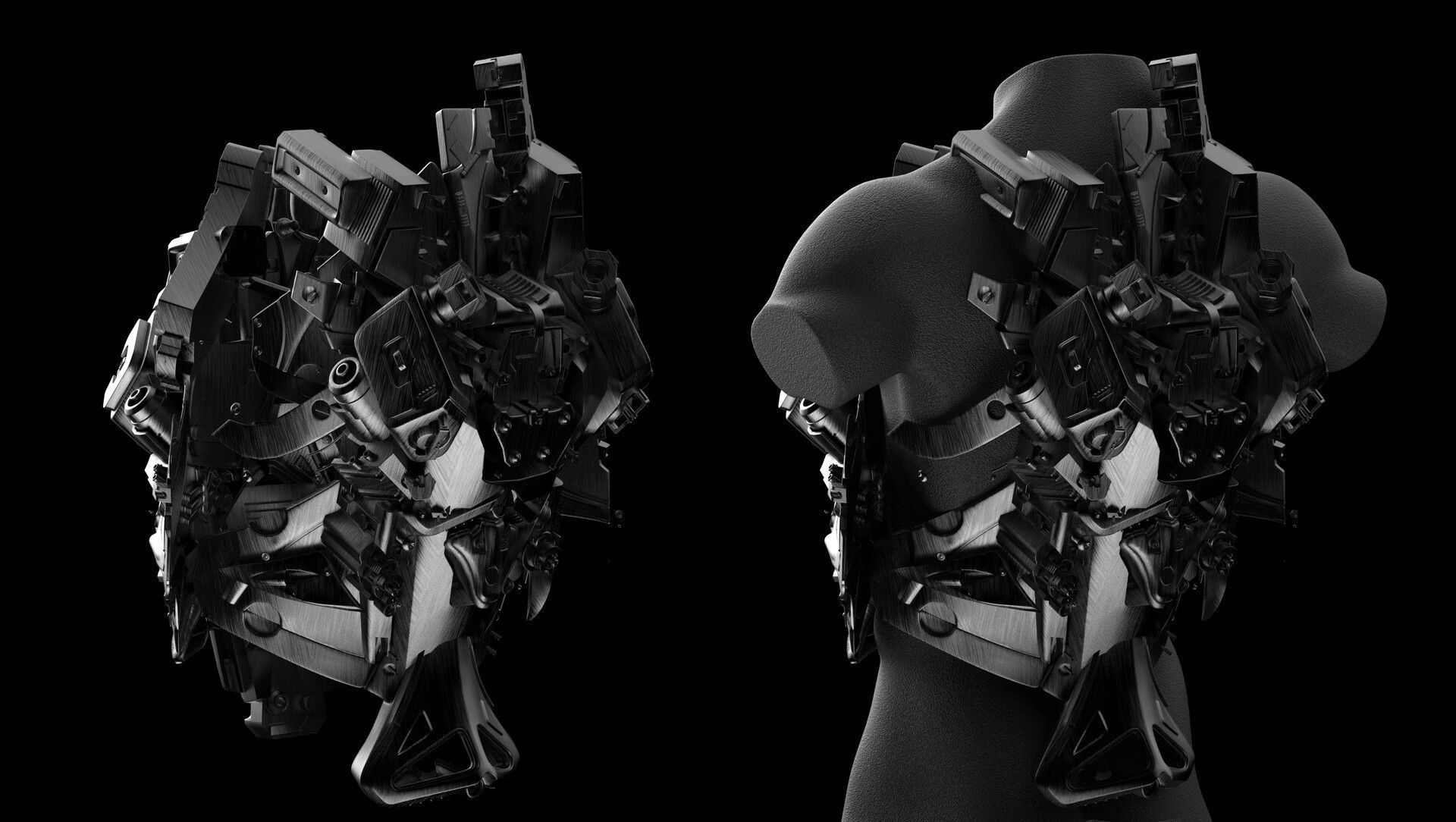 Armor tech free 3D model | CGTrader