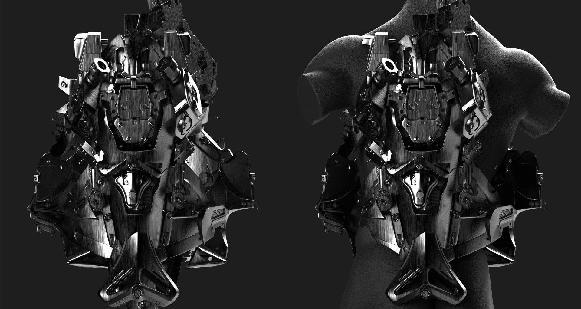 Armor tech free 3D model | CGTrader