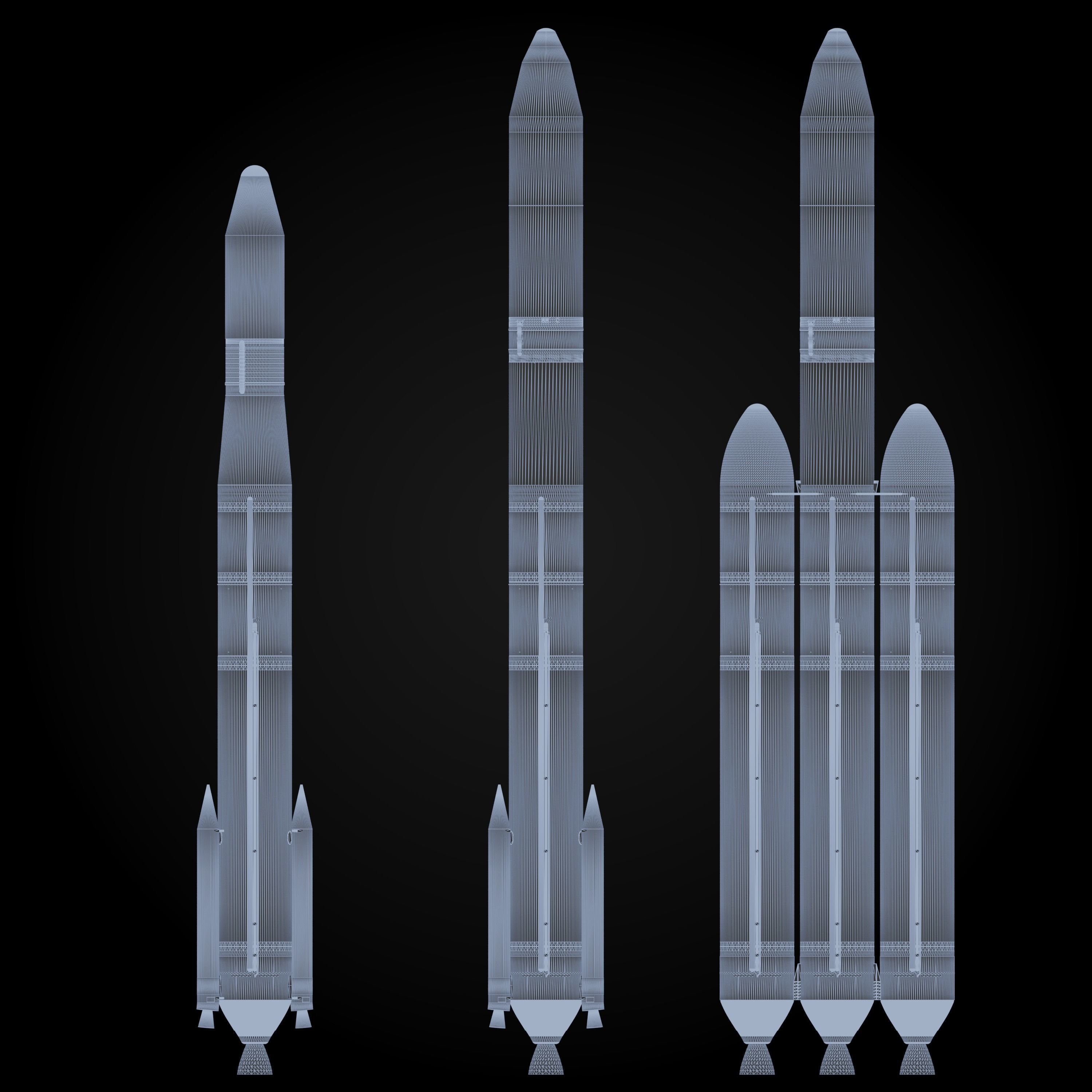 Delta IV Rocket 3D model | CGTrader