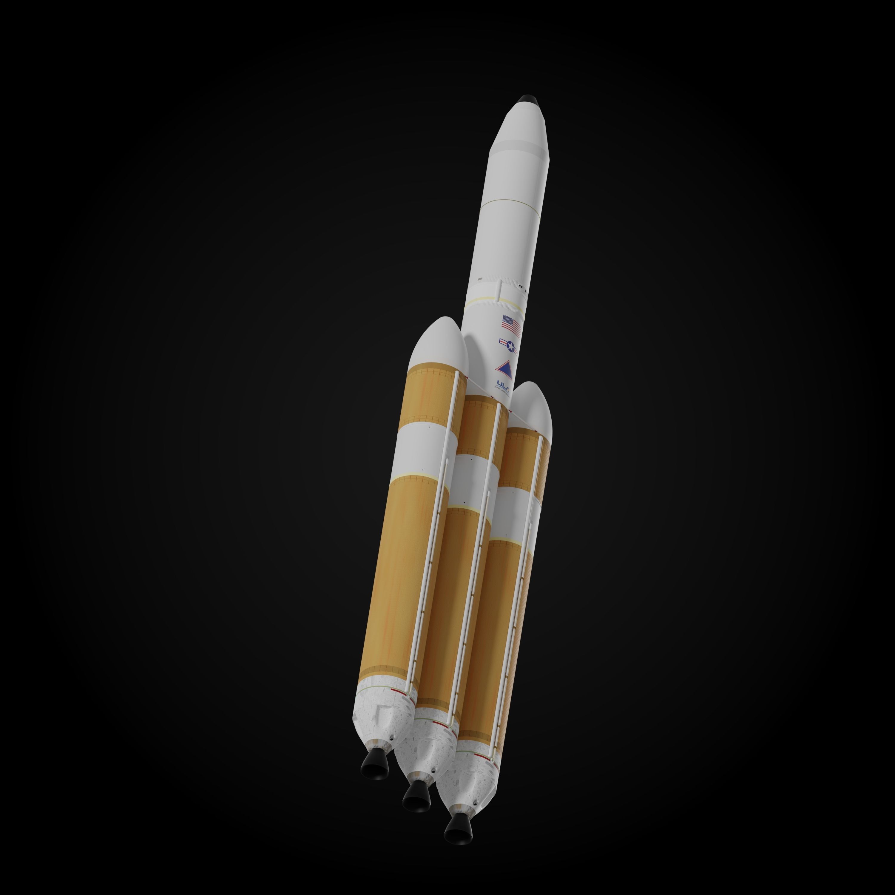Delta IV Rocket 3D model | CGTrader