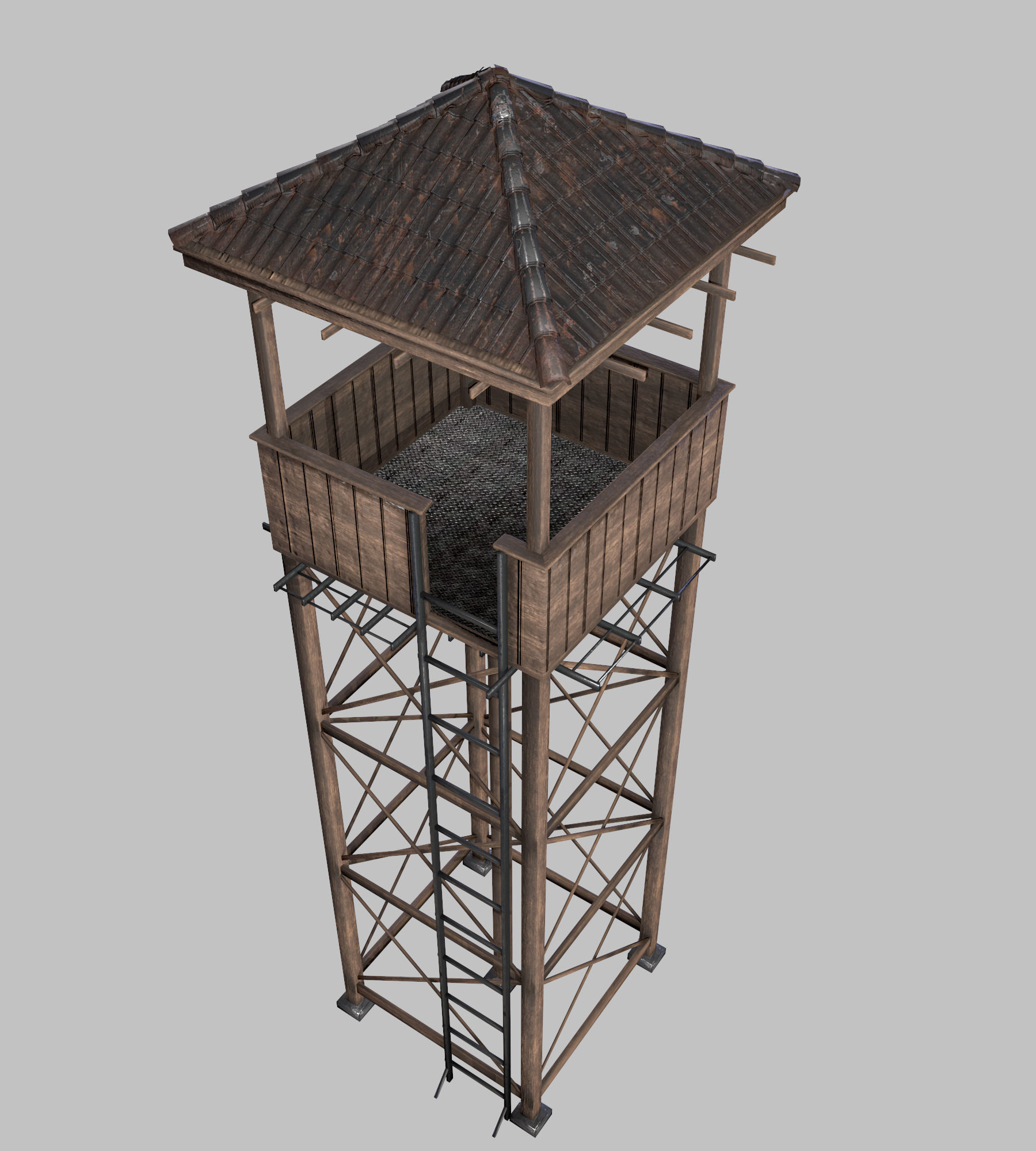 3D model Defense Tower VR / AR / low-poly | CGTrader