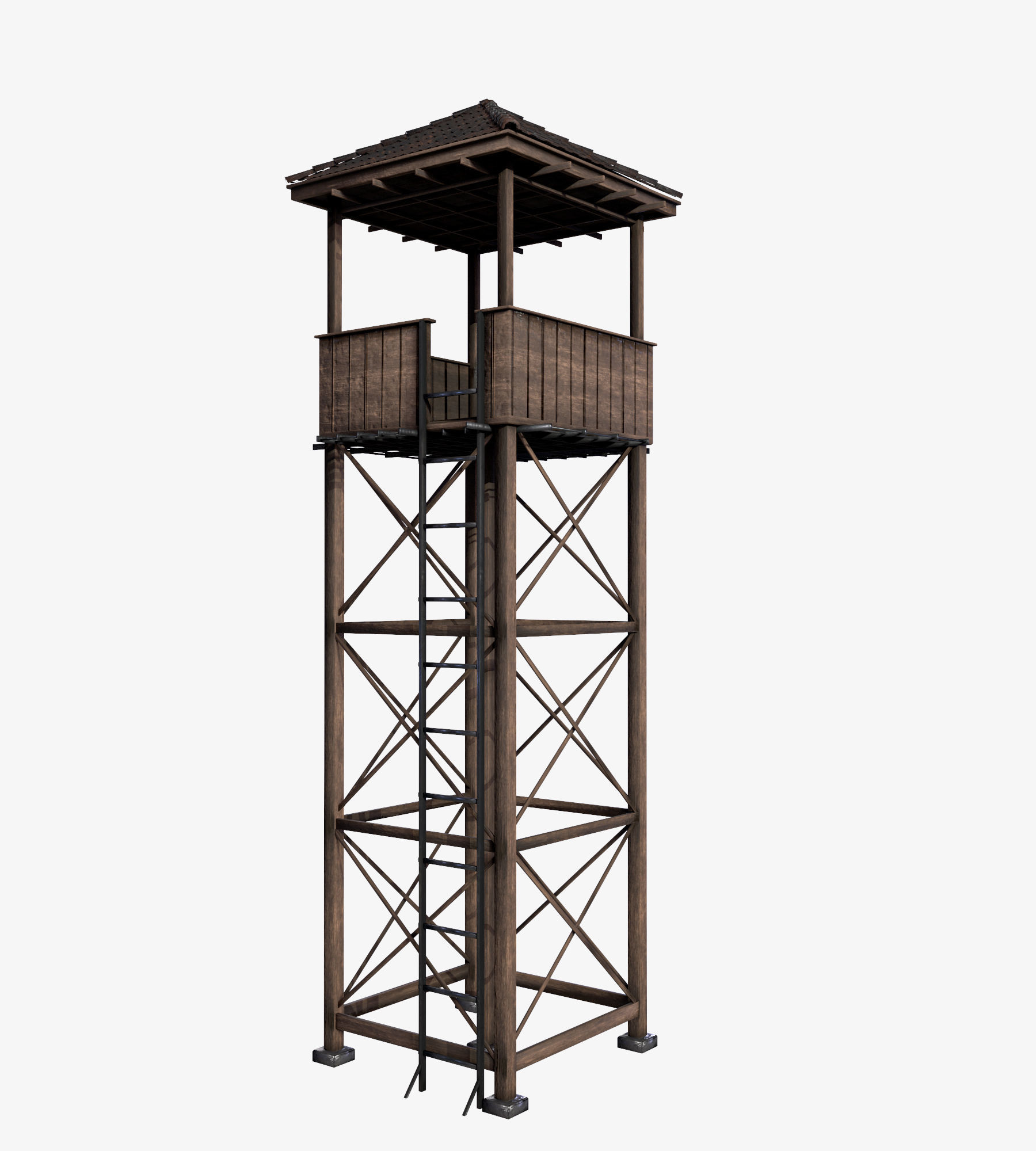 3D model Defense Tower VR / AR / low-poly | CGTrader
