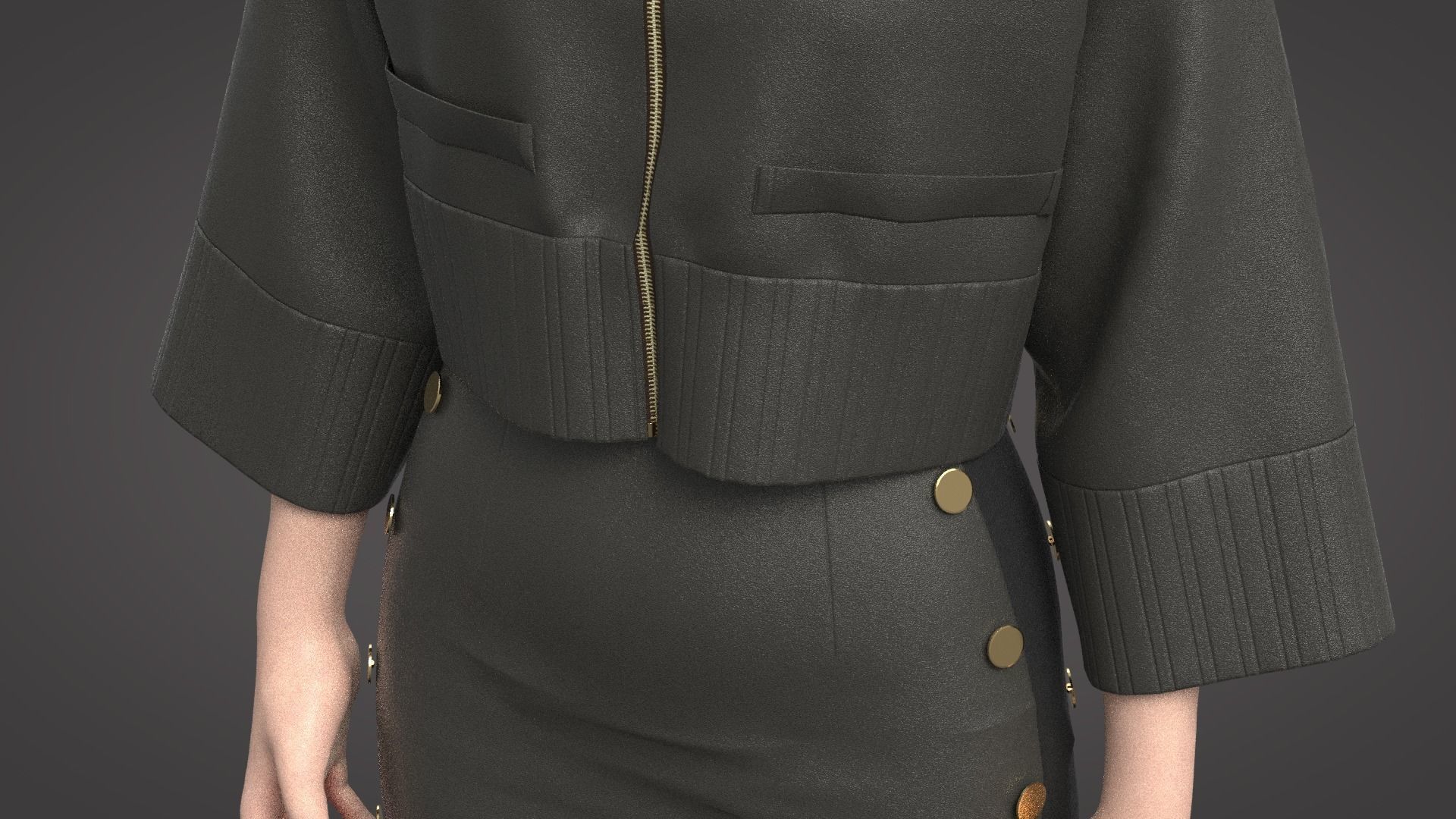 Female Outfit 3D model | CGTrader