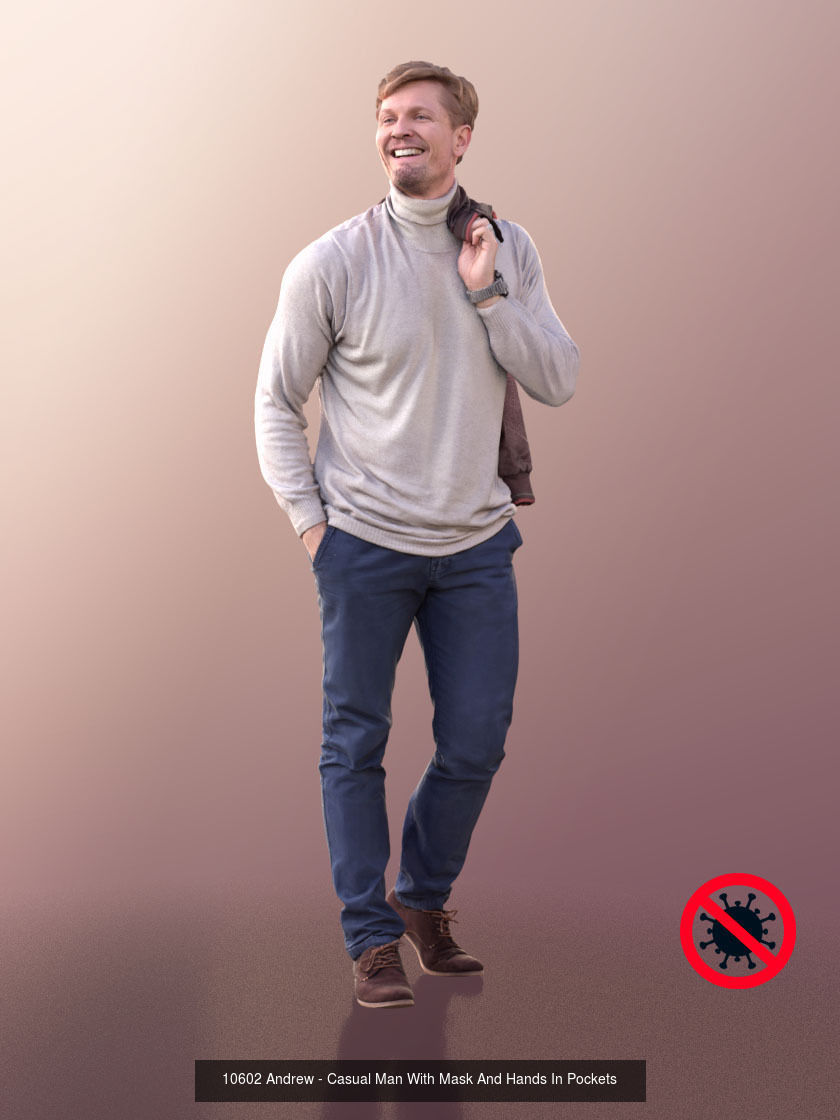 3D Model Collection 1012 - Social Distancing Bundle VR / AR / low-poly ...