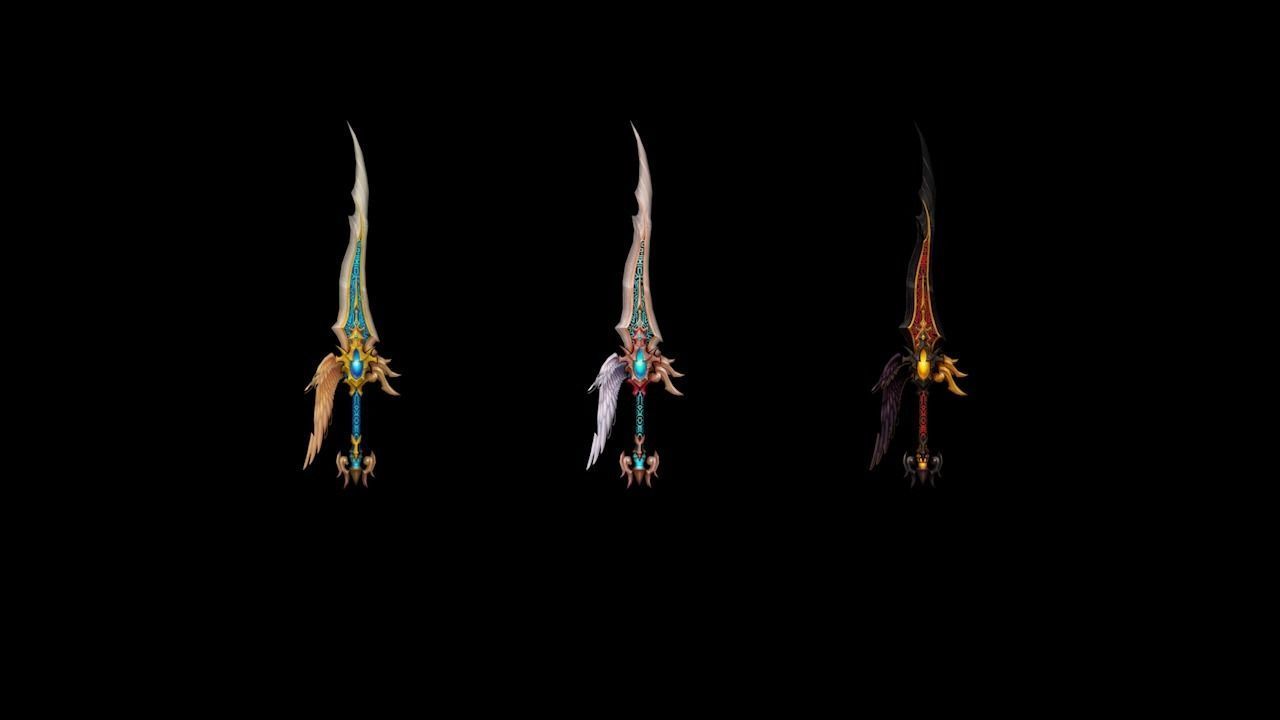 Angel Weapons 3D Model Collection | CGTrader