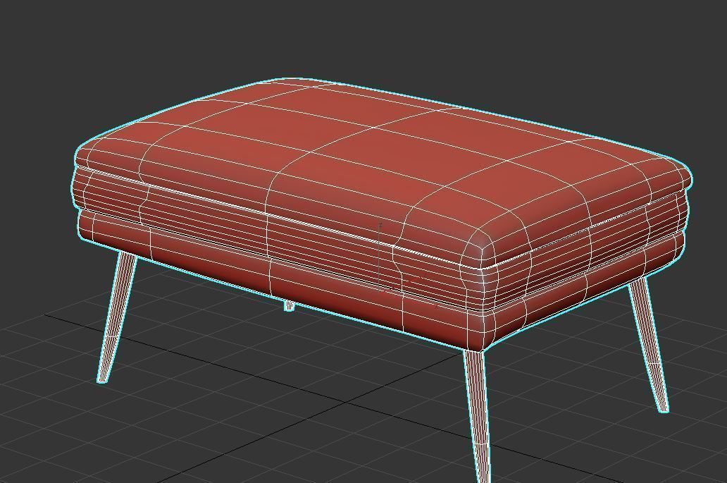 Camden Bench 3D model | CGTrader