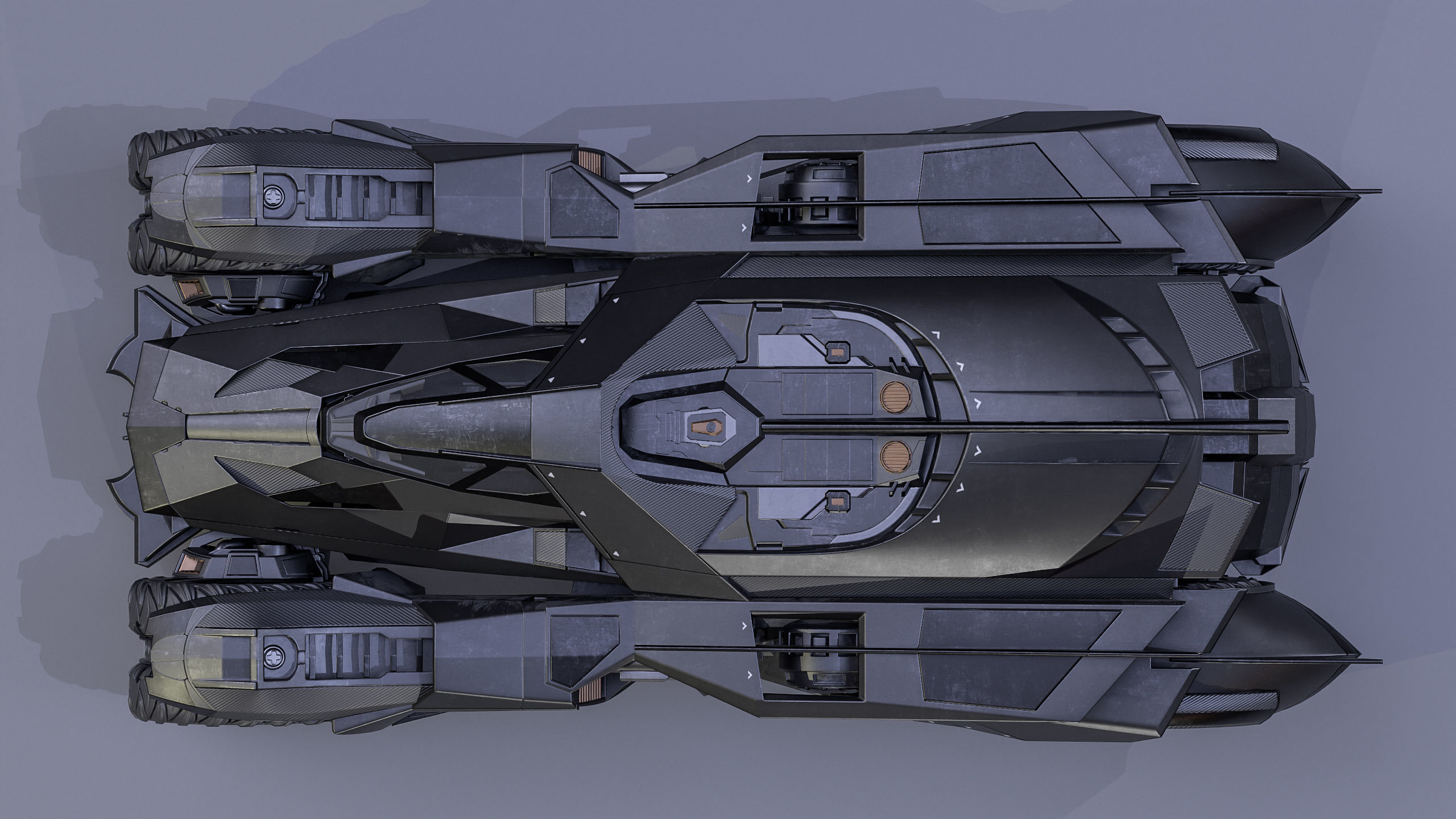 3D model Batmobile Arkham Knight VR / AR / low-poly | CGTrader