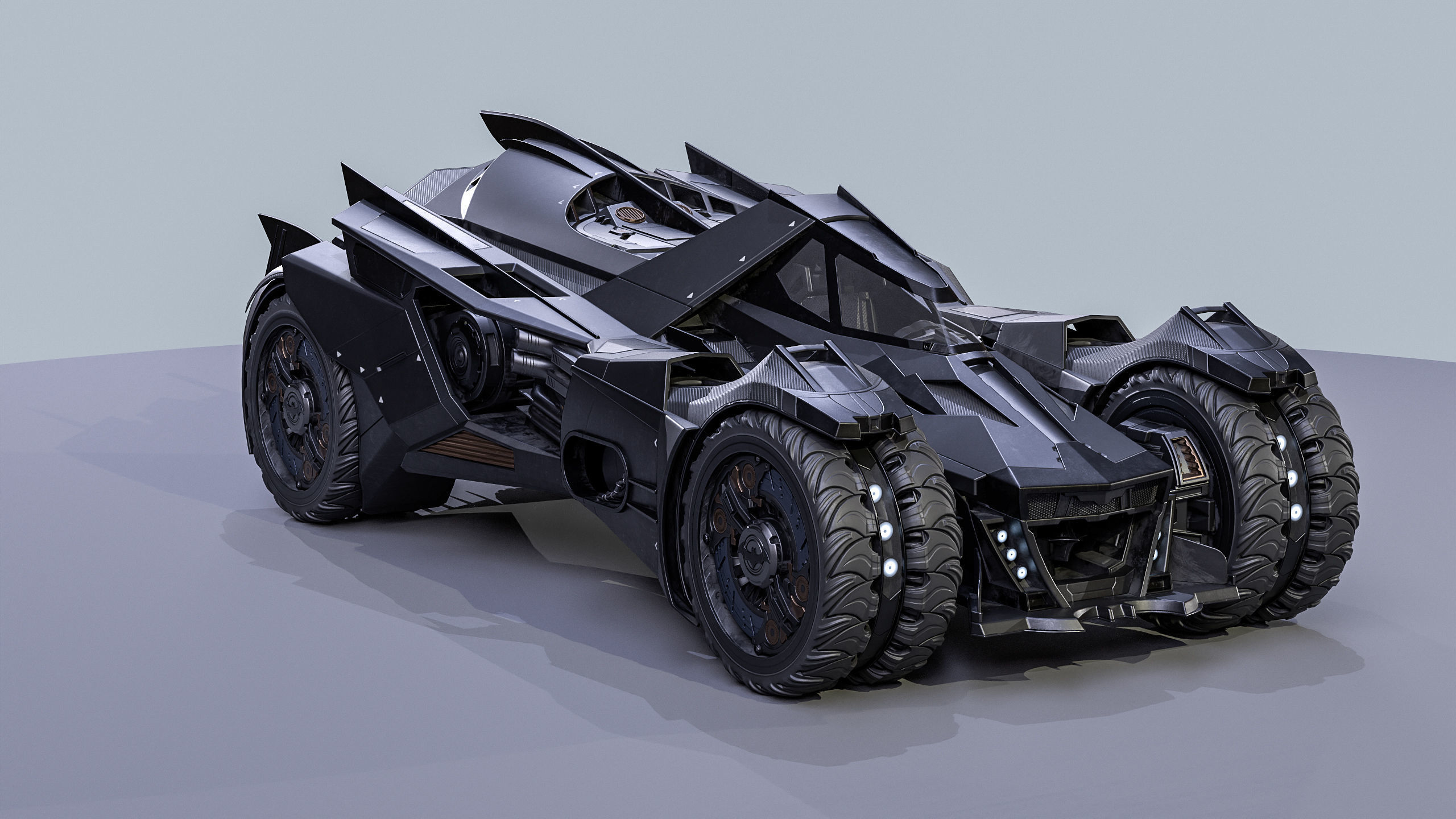 3D model Batmobile Arkham Knight VR / AR / low-poly | CGTrader