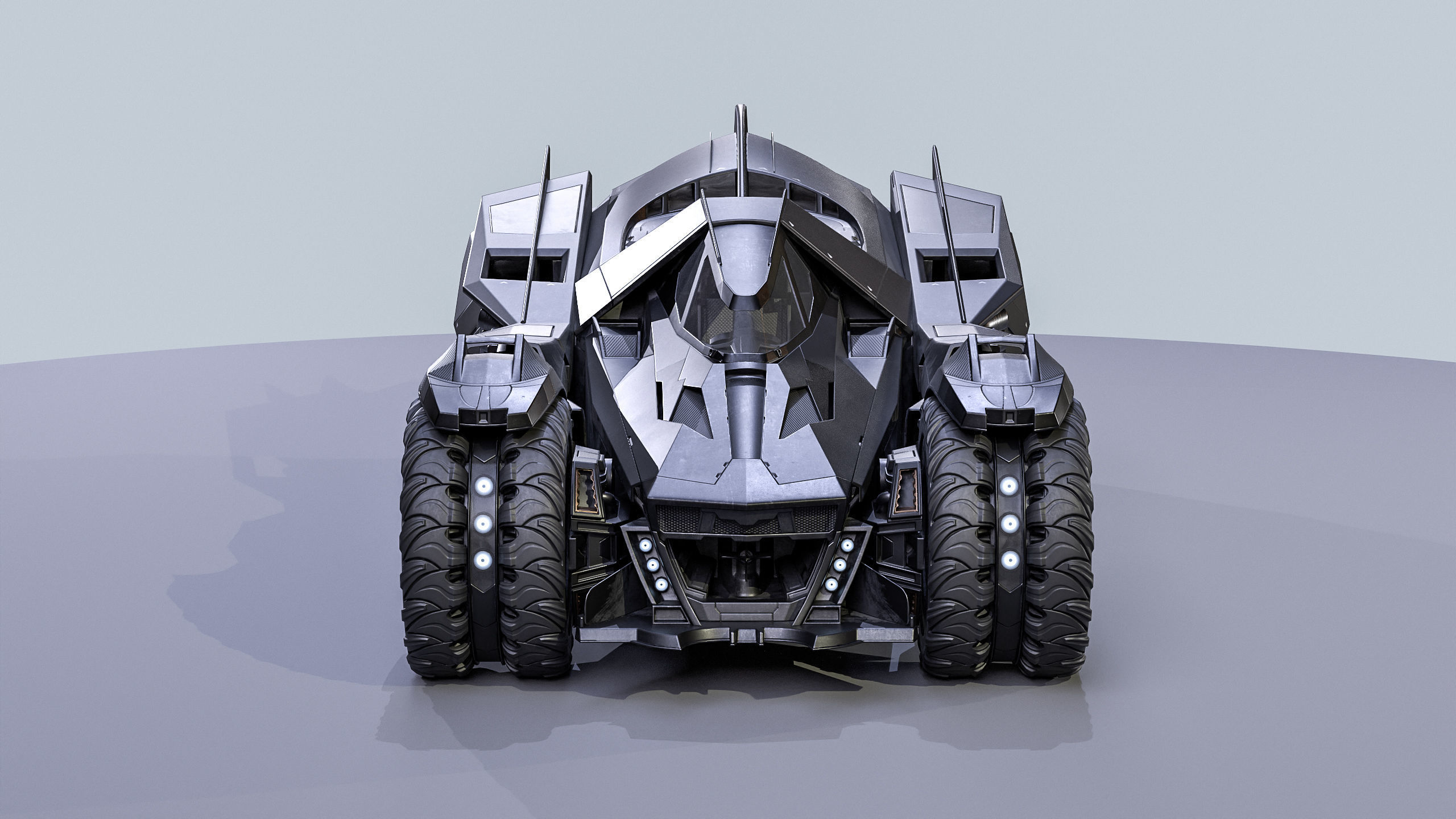 3D model Batmobile Arkham Knight VR / AR / low-poly | CGTrader