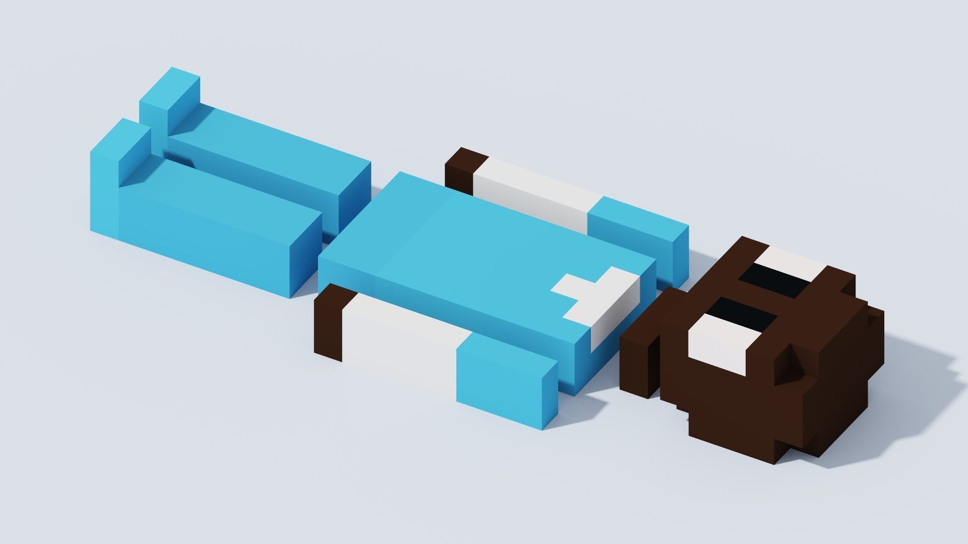 3D model Voxel Human T7 VR / AR / low-poly | CGTrader