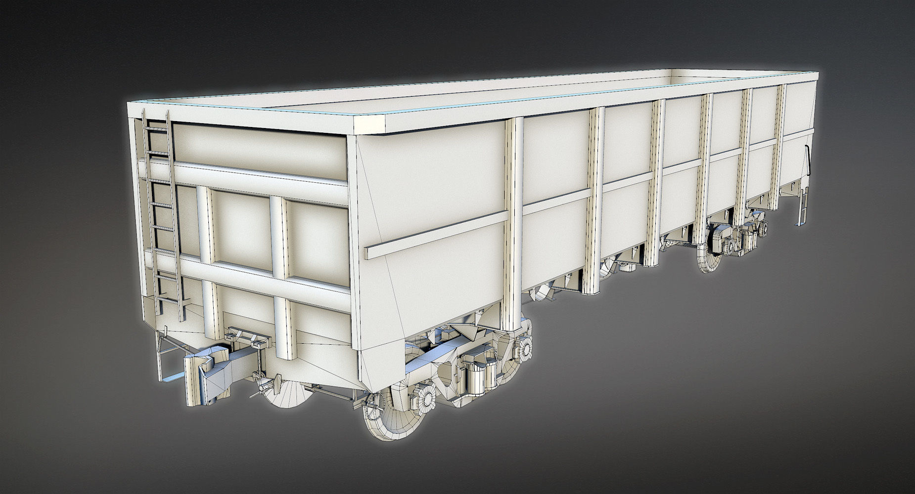 3D Model Collection Railroad Cars Set VR / AR / low-poly | CGTrader