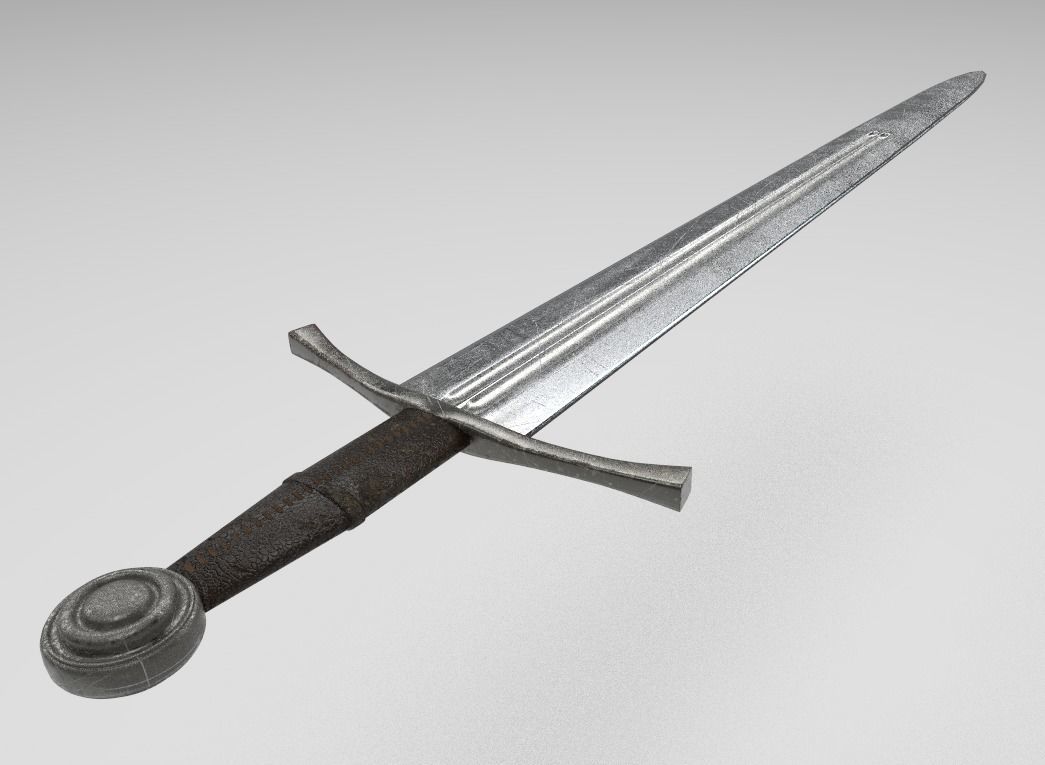 3D model Game Ready Historically Accurate Short Arming Sword Type XIV ...