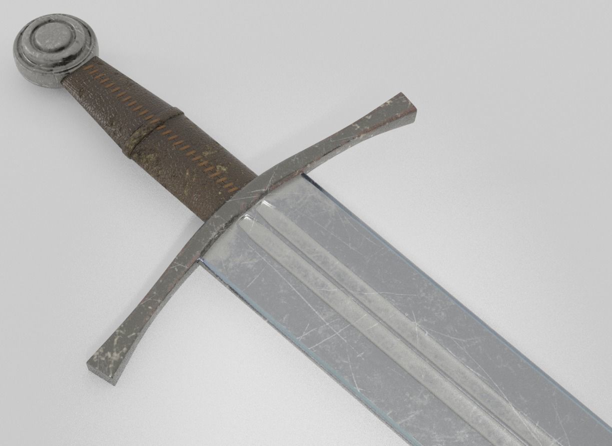 3D model Game Ready Historically Accurate Short Arming Sword Type XIV ...