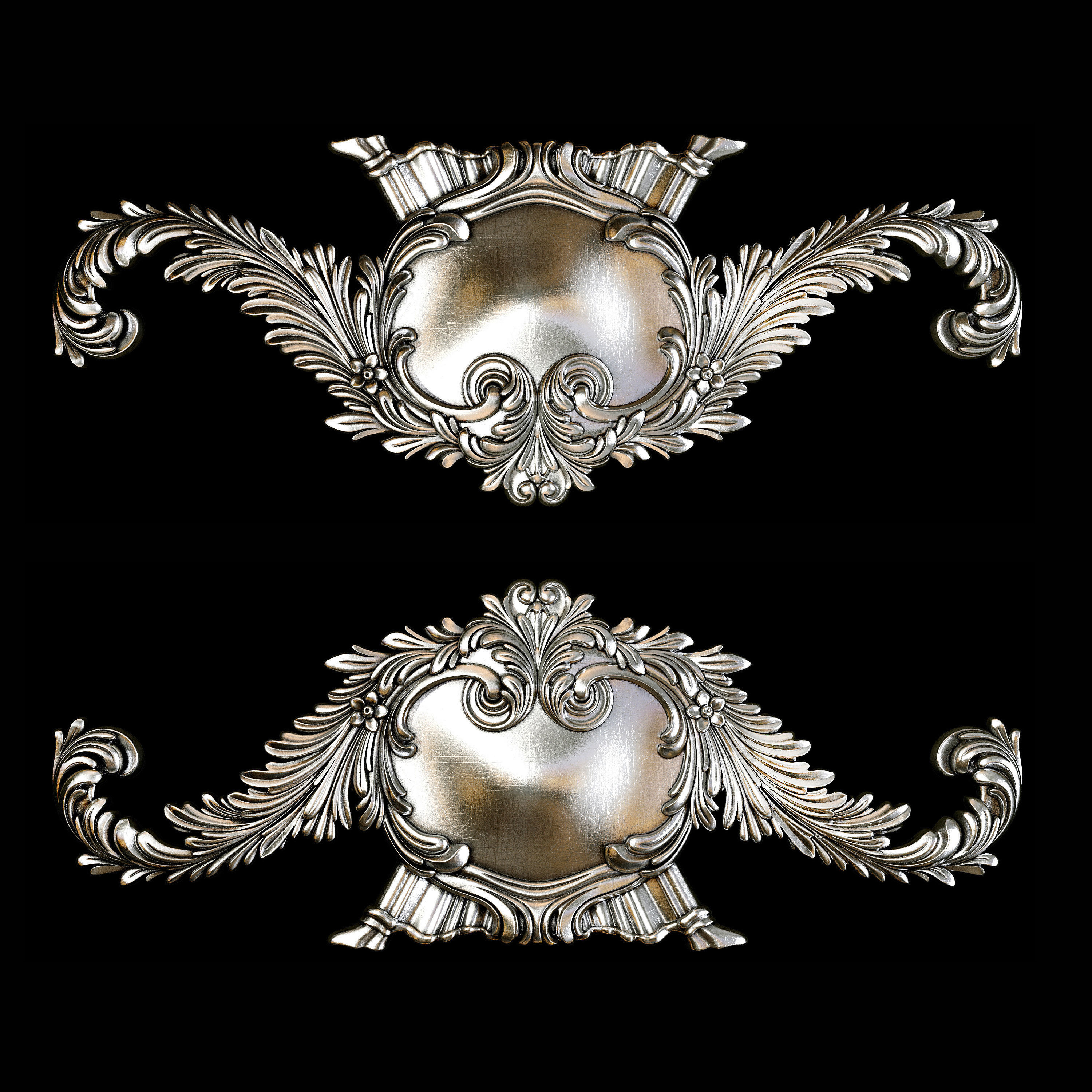 Classic carved 062 3D model | CGTrader