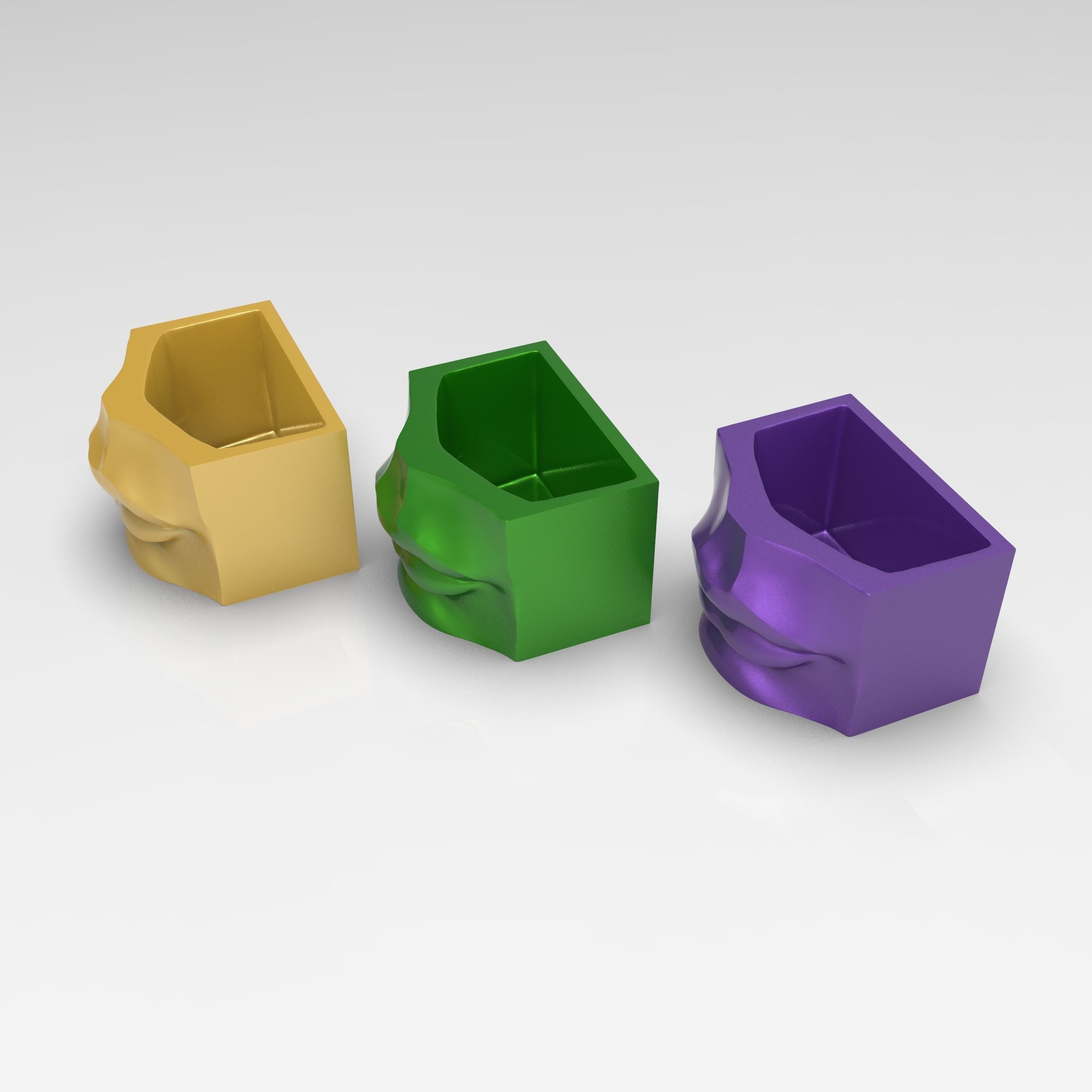 Lips of David pot 3D model 3D printable | CGTrader