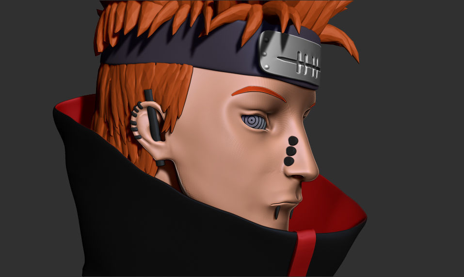 Pain - Yahiko from Naruto anime 3D model | CGTrader