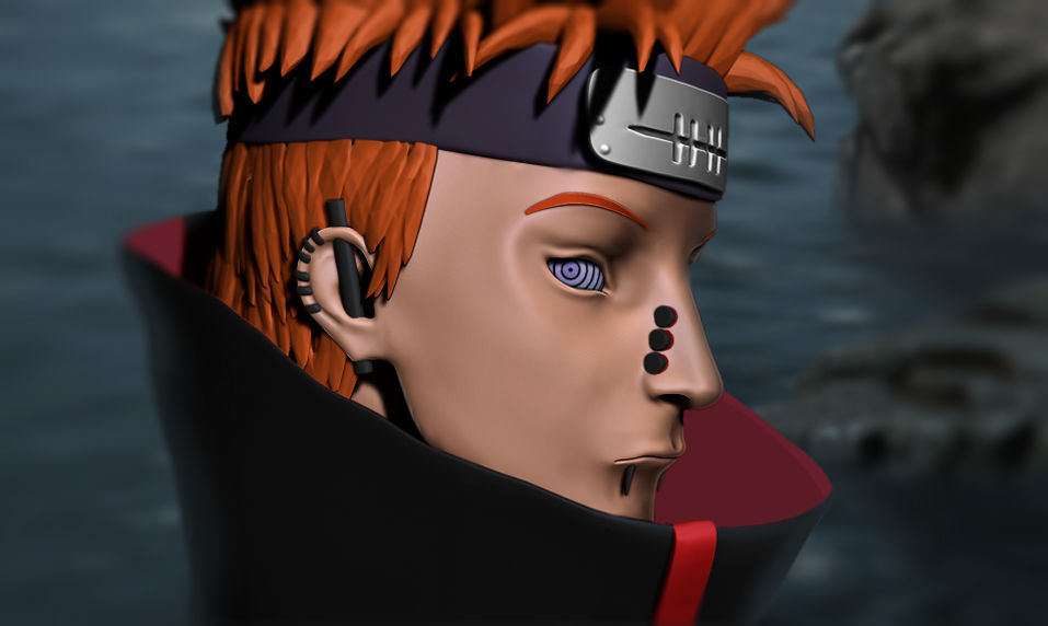 Pain - Yahiko from Naruto anime 3D model | CGTrader