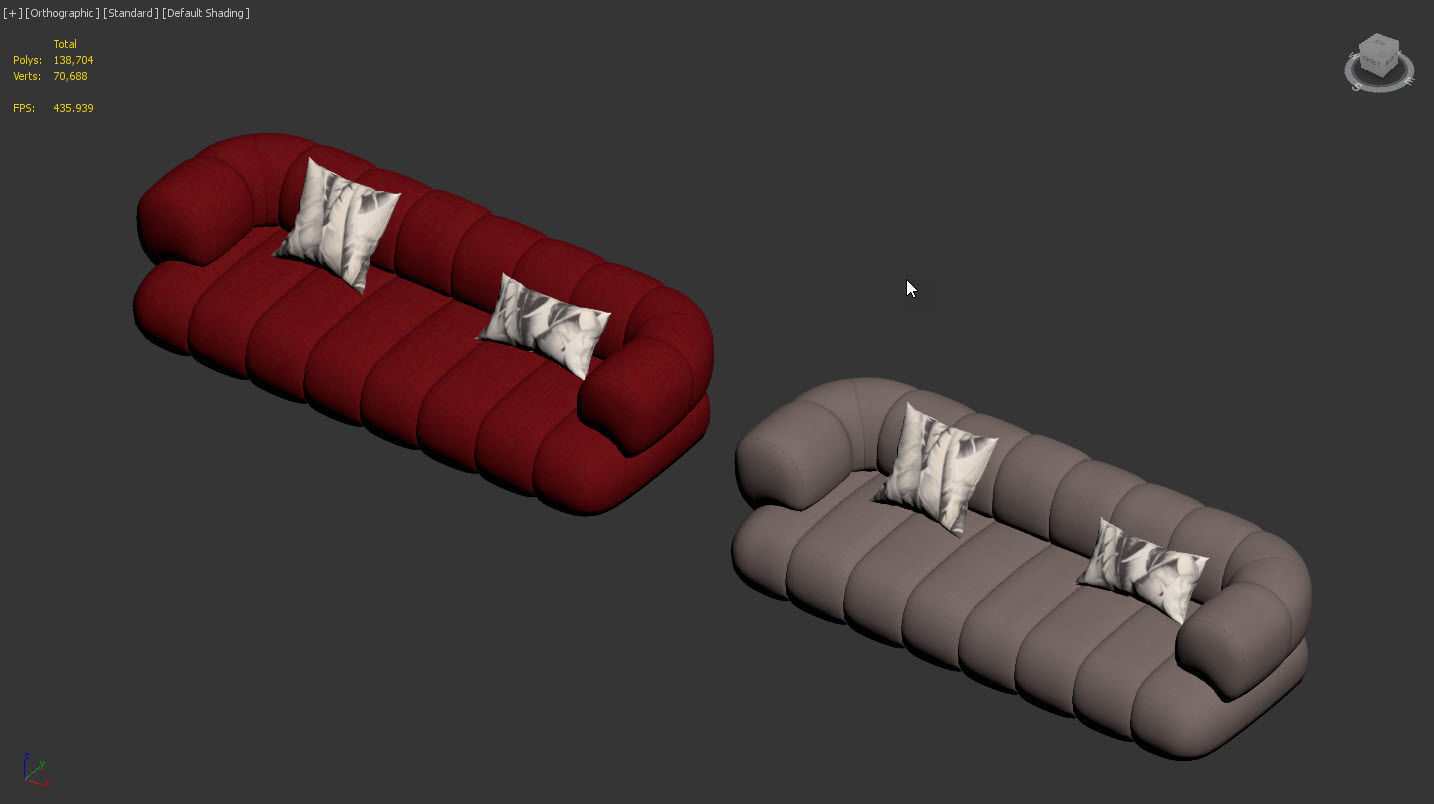 Intermede Sofa 3 Seater by Roche Bobois 3D model | CGTrader