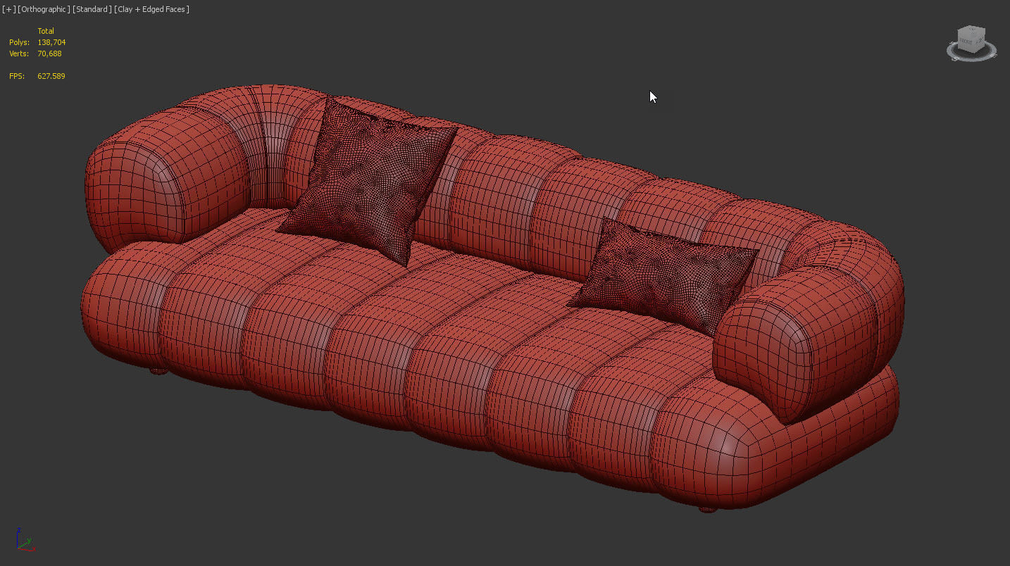 Intermede Sofa 3 Seater by Roche Bobois 3D model | CGTrader