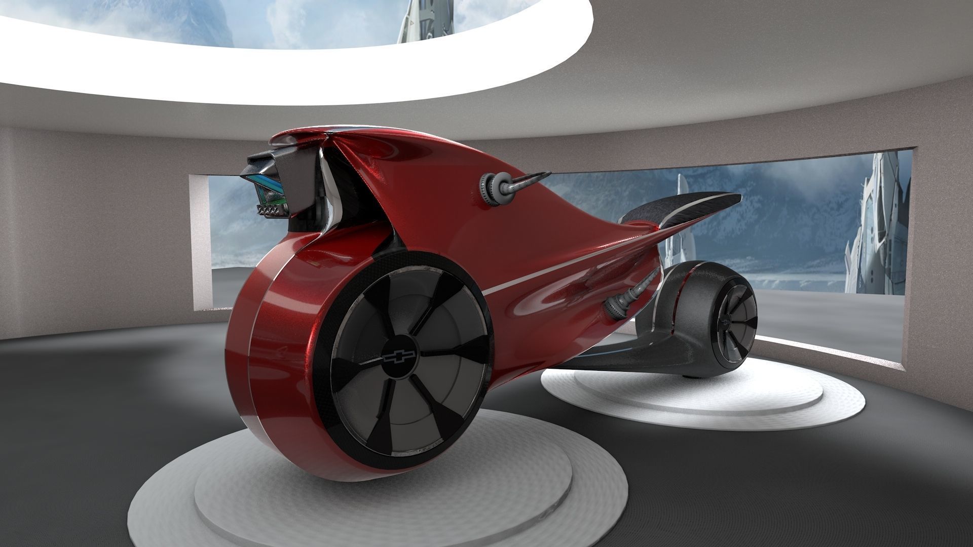 Bike - Low - Future Bike 3D model | CGTrader