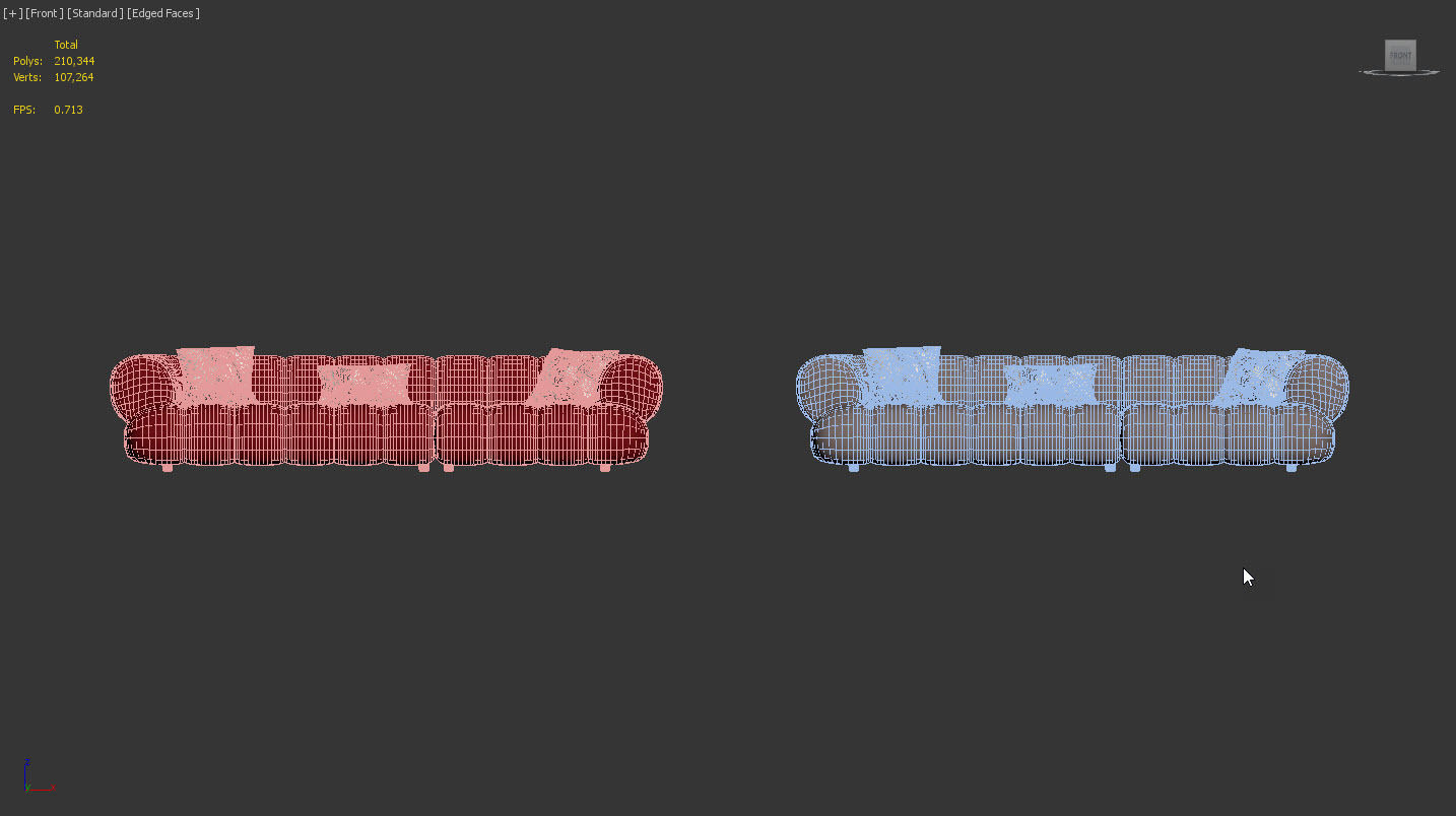 Intermede Modular Sofa by Roche Bobois 3D model | CGTrader