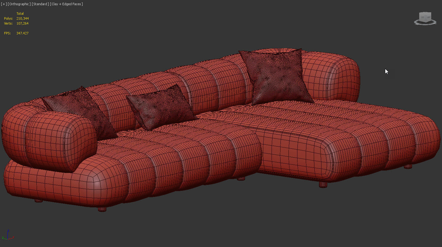 Intermede Modular Sofa by Roche Bobois 3D model | CGTrader