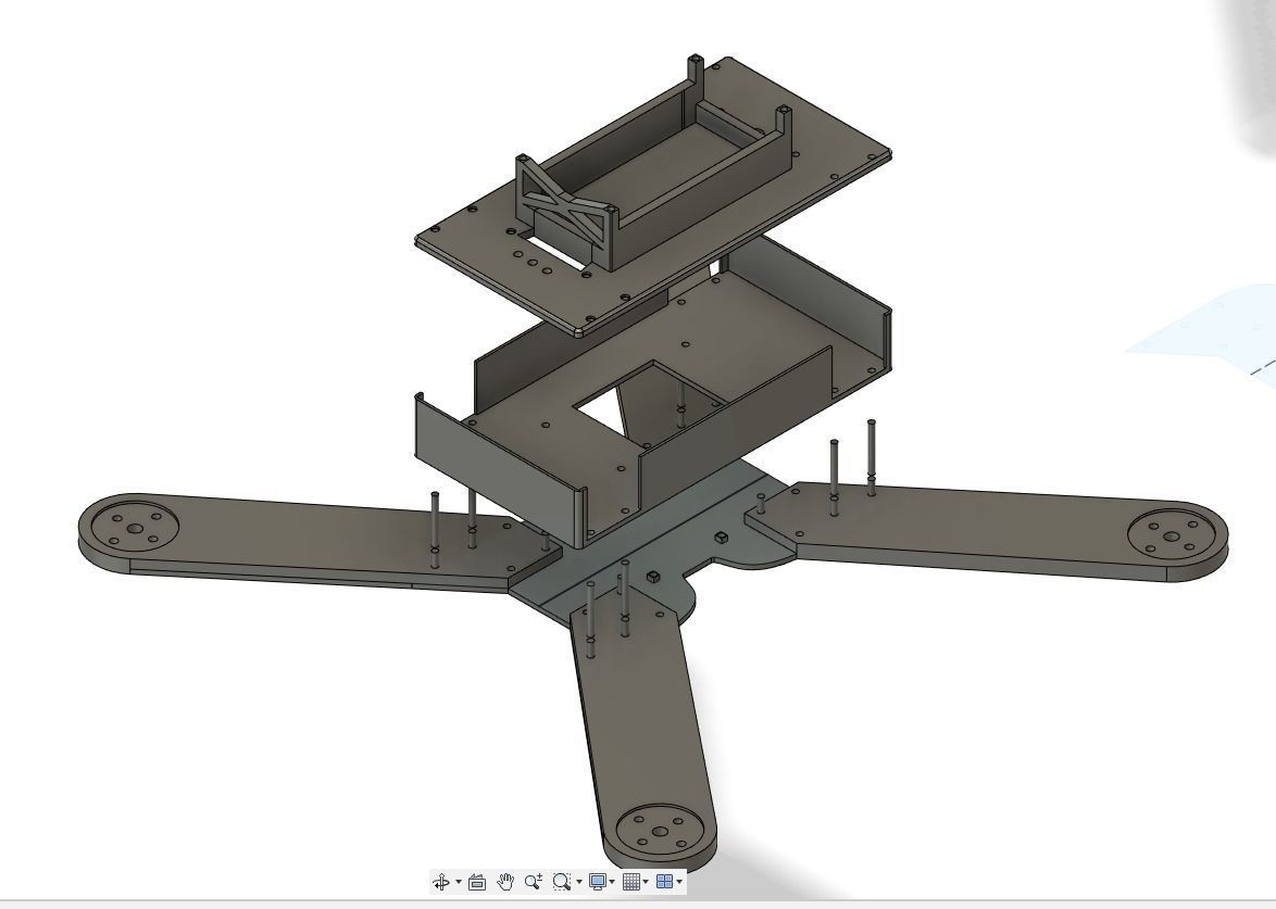 Fully 3D Printable 7 inch Quadcopter Drone 3D model 3D printable | CGTrader