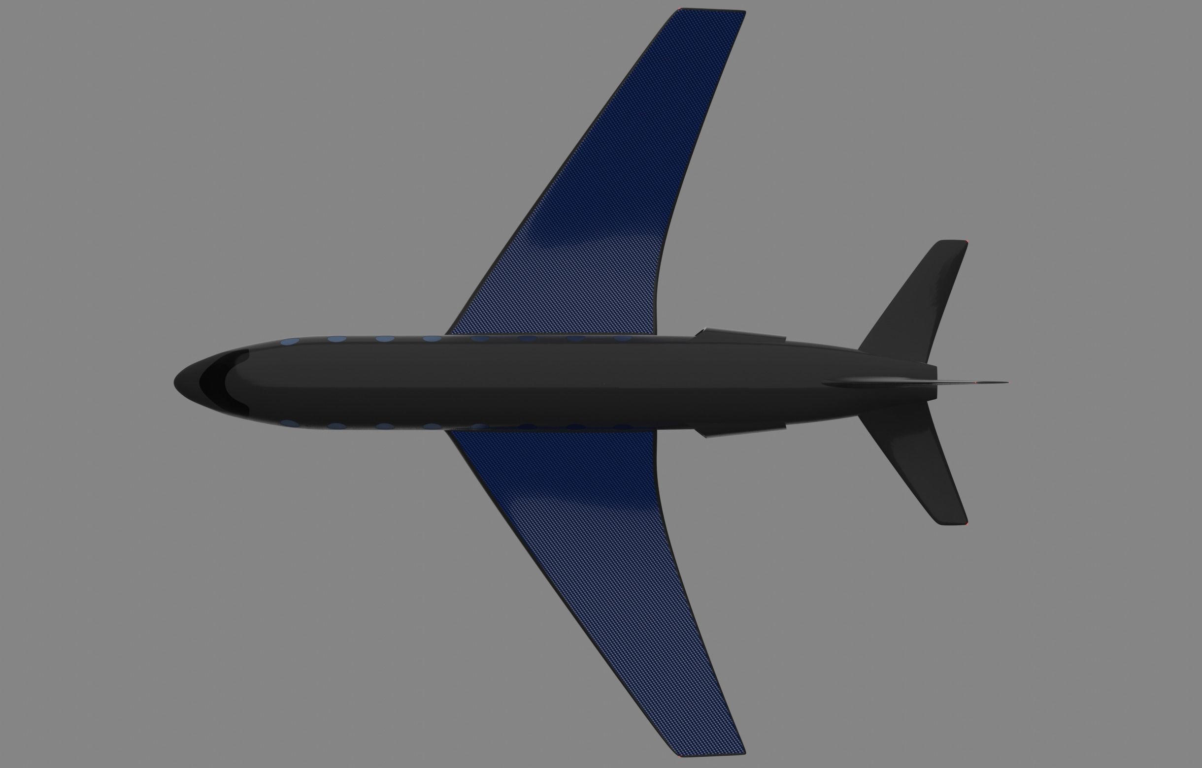 Futuristic plane Concept 3D free VR / AR / low-poly 3D model rigged ...