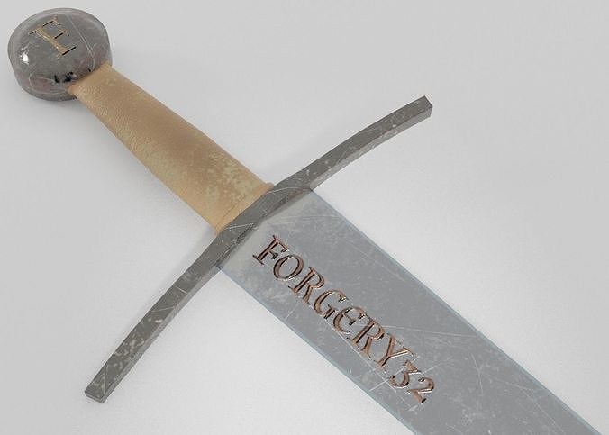 Free Historically Accurate Arming Sword Type XV free VR / AR / low-poly ...