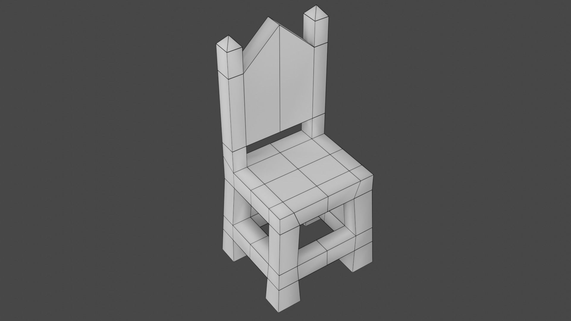 3D model Chair stylized lowpoly VR / AR / low-poly | CGTrader