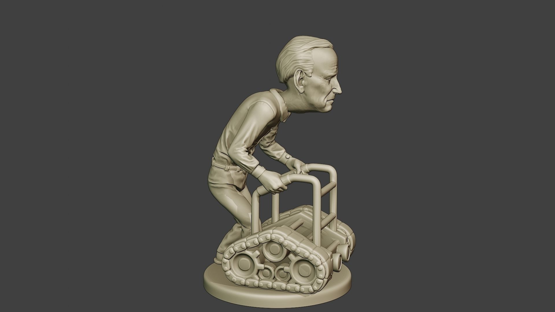 Joe Biden Old Walker Meme 3D model 3D printable | CGTrader