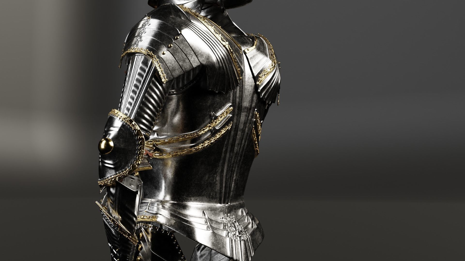 Highly Detailed Gothic Armor 3D model | CGTrader